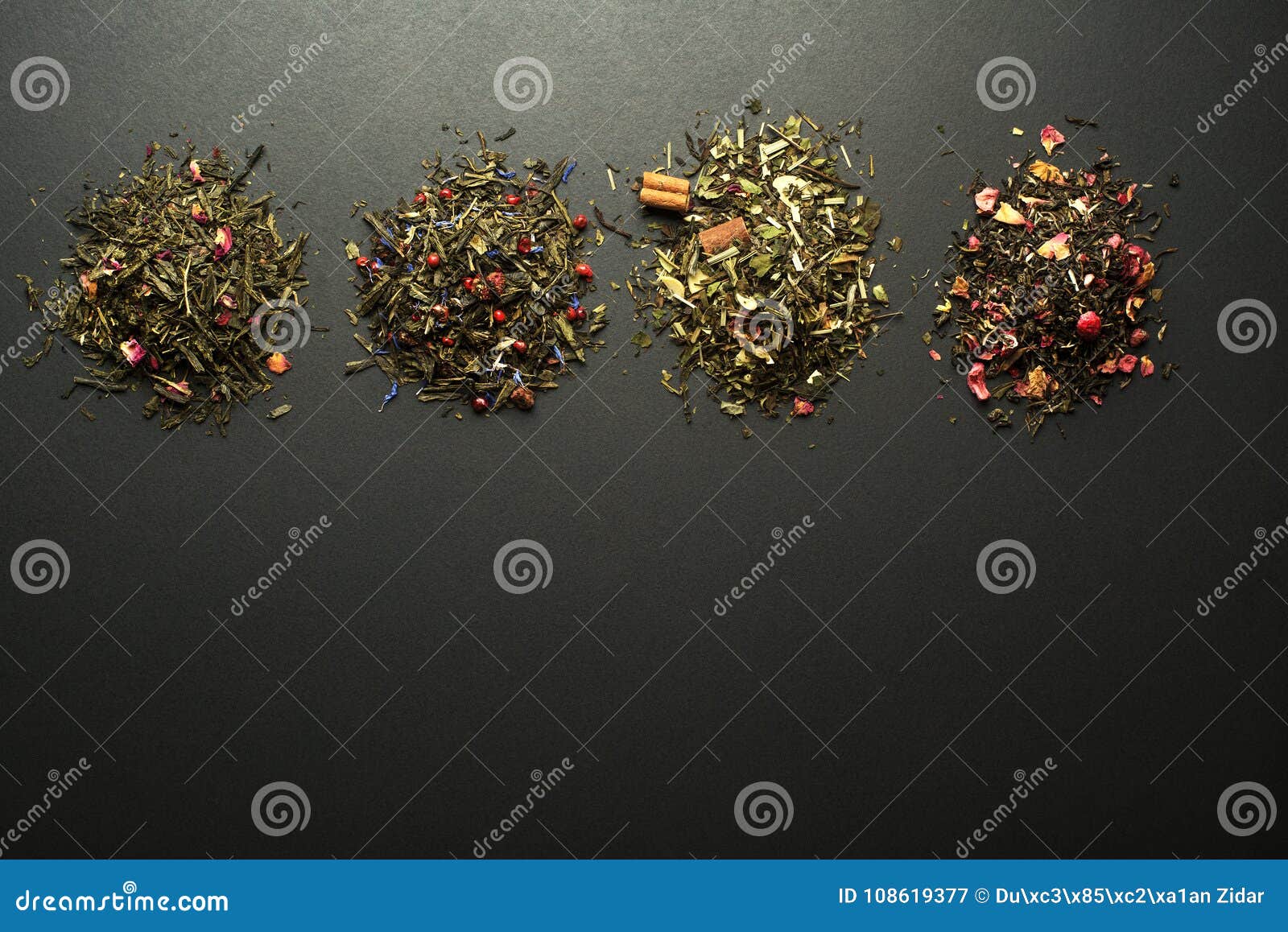 Dry Teas and Herbs Collection Stock Image - Image of breakfast, chinese ...