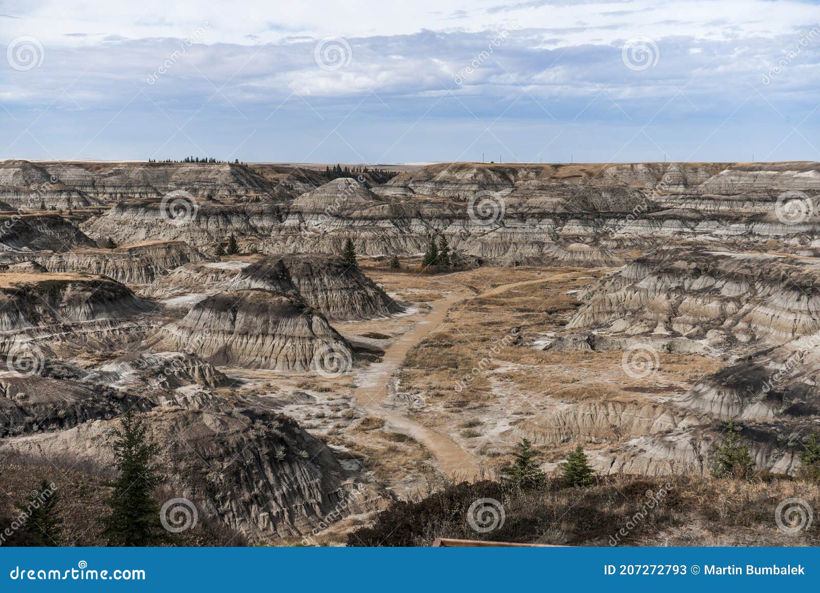 Dry Terrain with Sedimentary Rocks and Canyons Stock Image - Image of ...