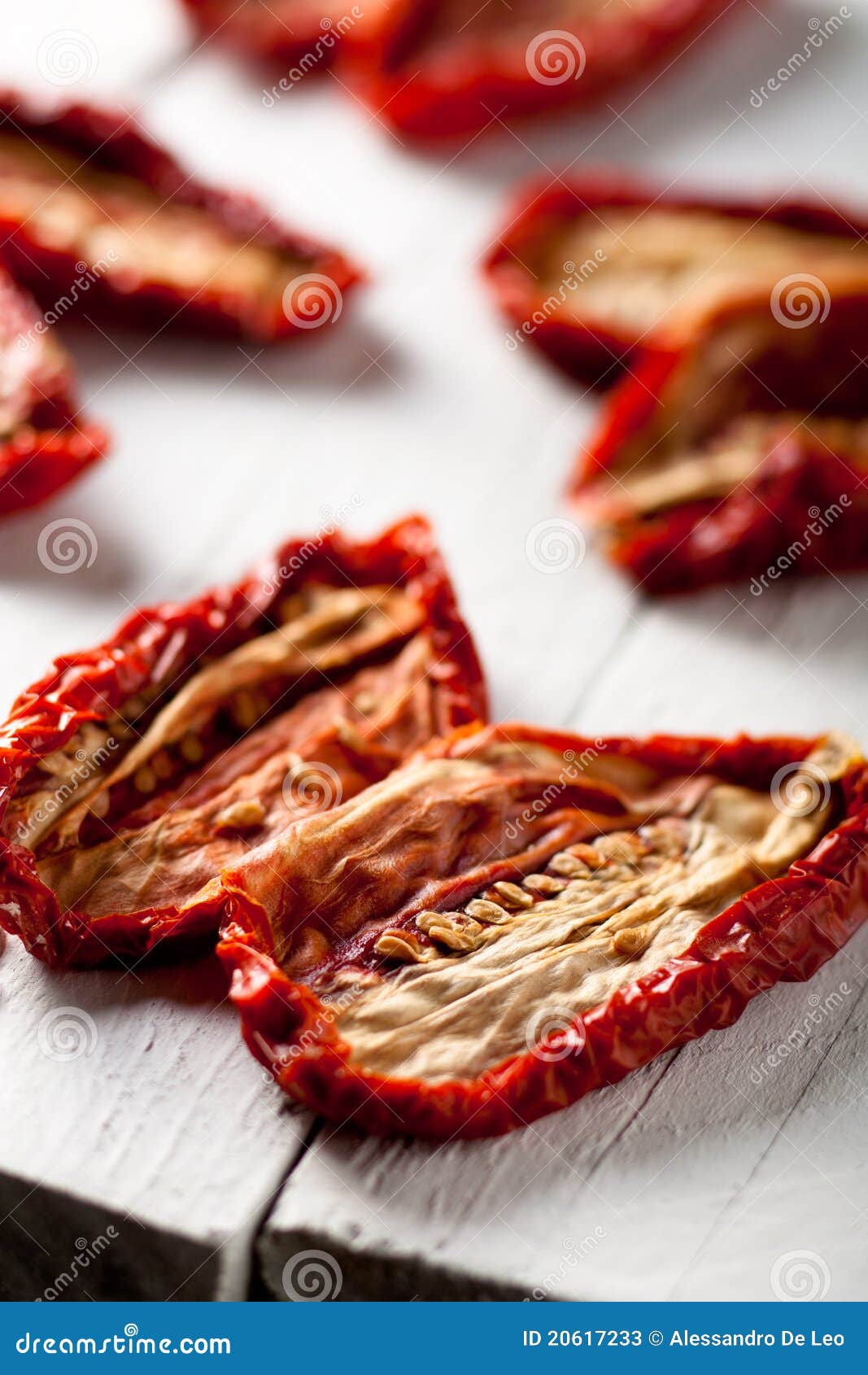 Dry Tomatoes stock image. Image of close, selective, white - 20617233