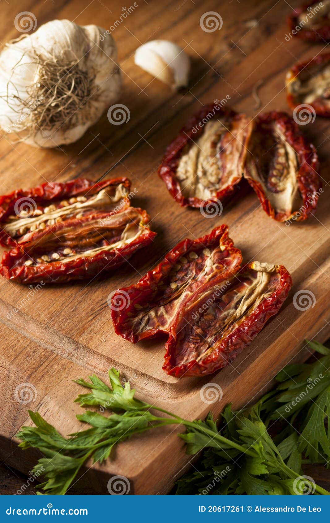 Dry Tomatoes stock image. Image of board, sliced, vertical - 20617261