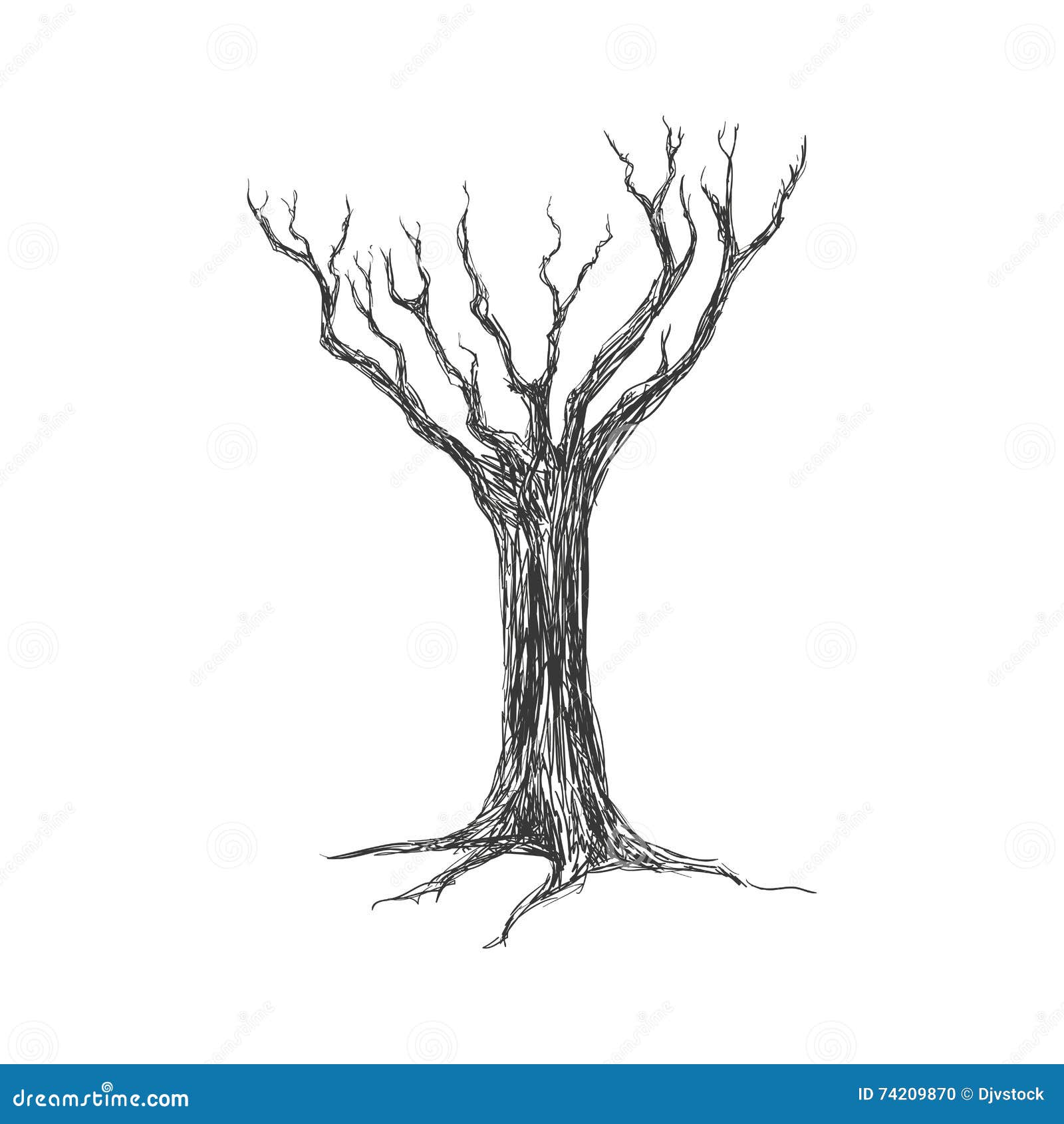 Dry Tree Icon. Nature Design. Vector Graphic Stock Vector ...