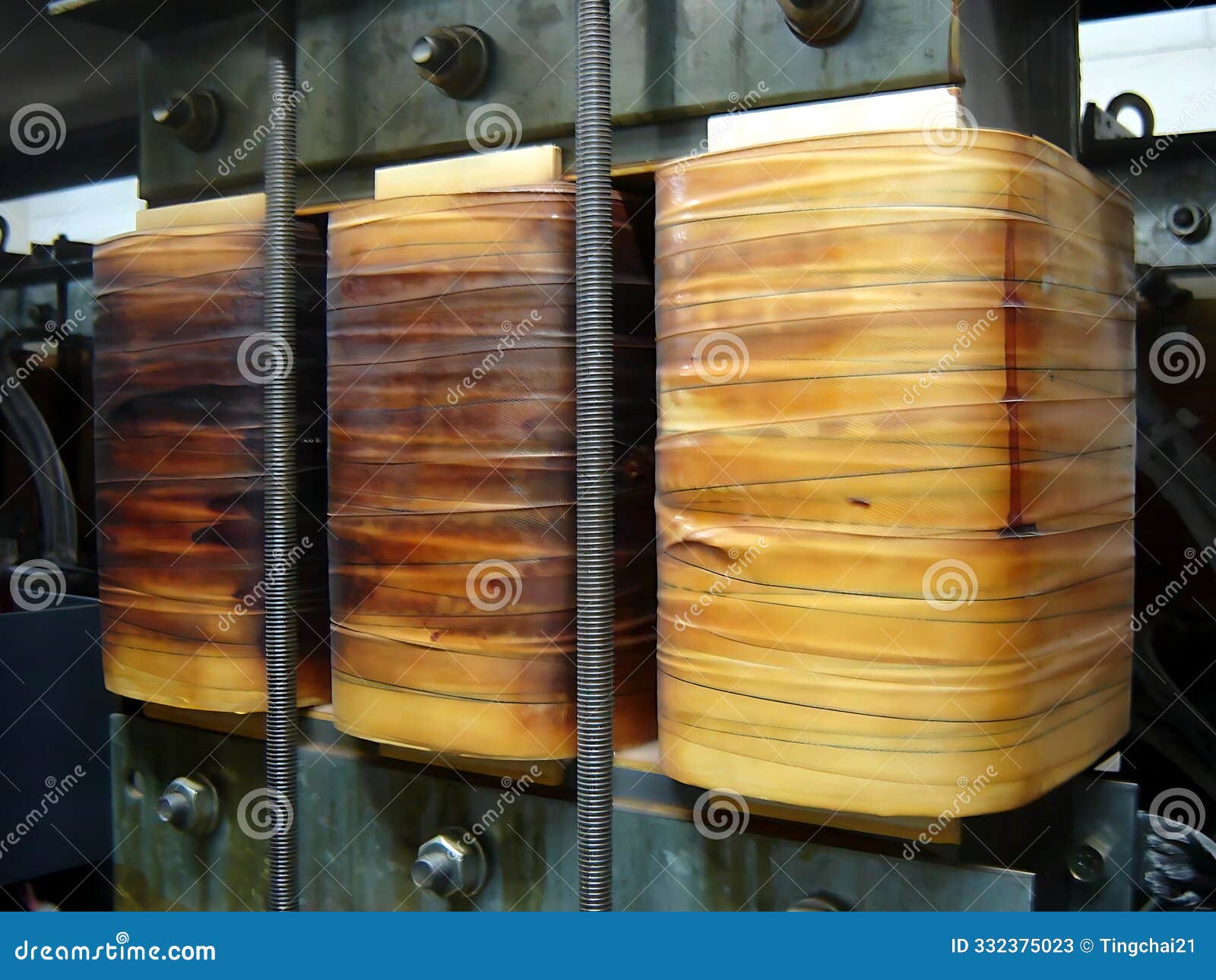 Dry Type Transformer Coil Condition Stock Image - Image of equipment ...
