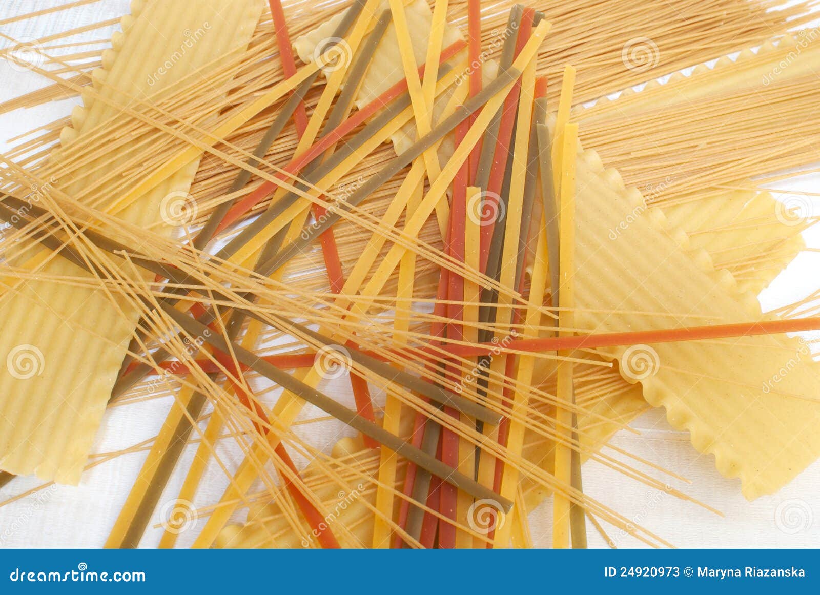 Dry uncooked pasta stock image. Image of italy, carbohydrates - 24920973