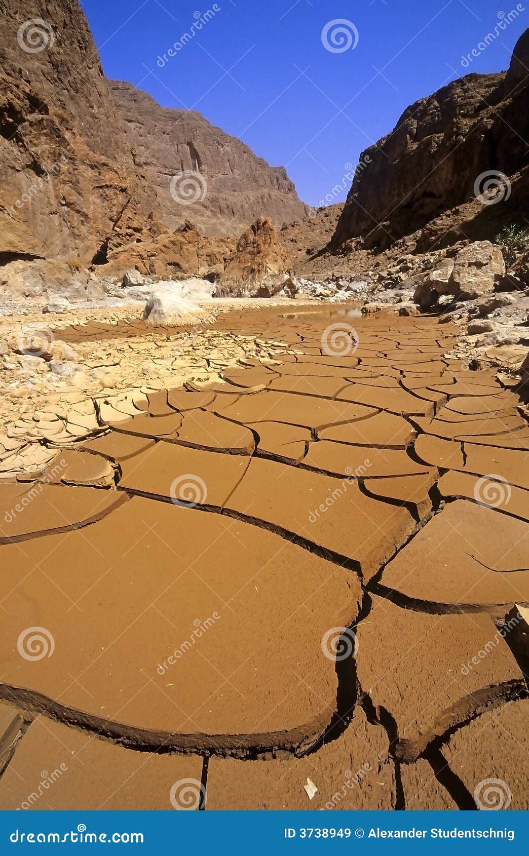 Dry valley no.1 stock image. Image of mountains, africa - 3738949