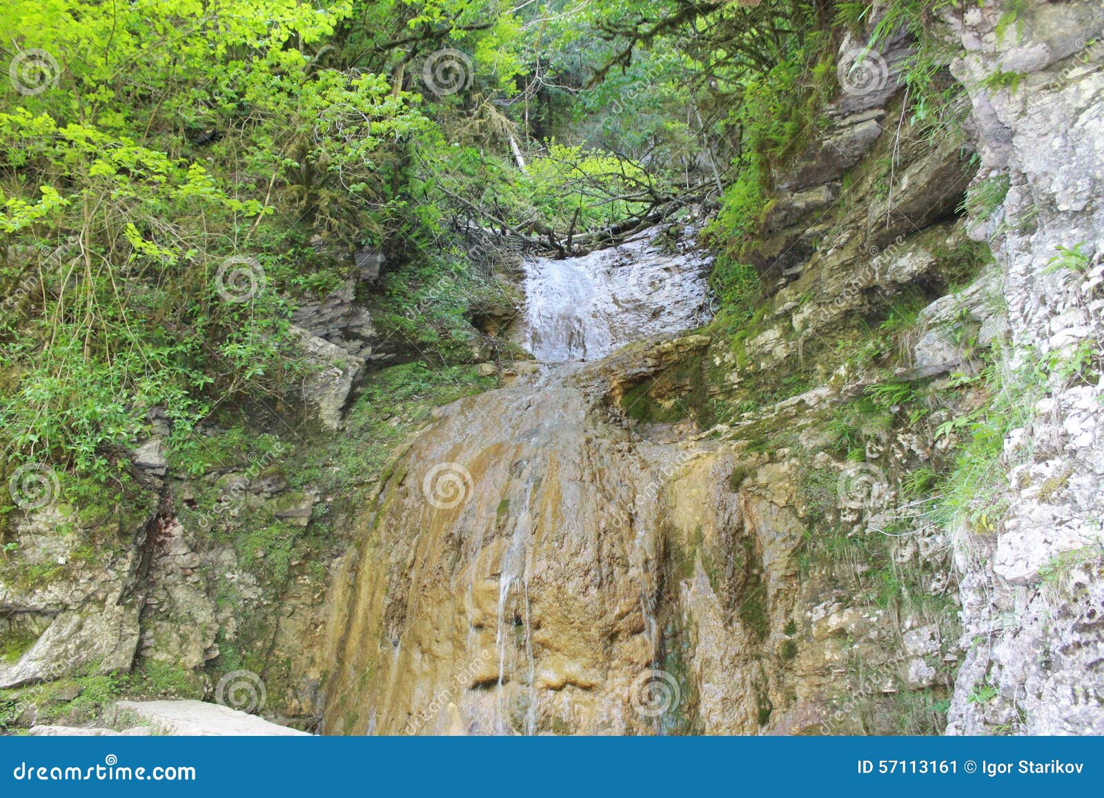 Trickle Waterfall With Silky Flow Effect, Tropical Spice Garden, Penang ...