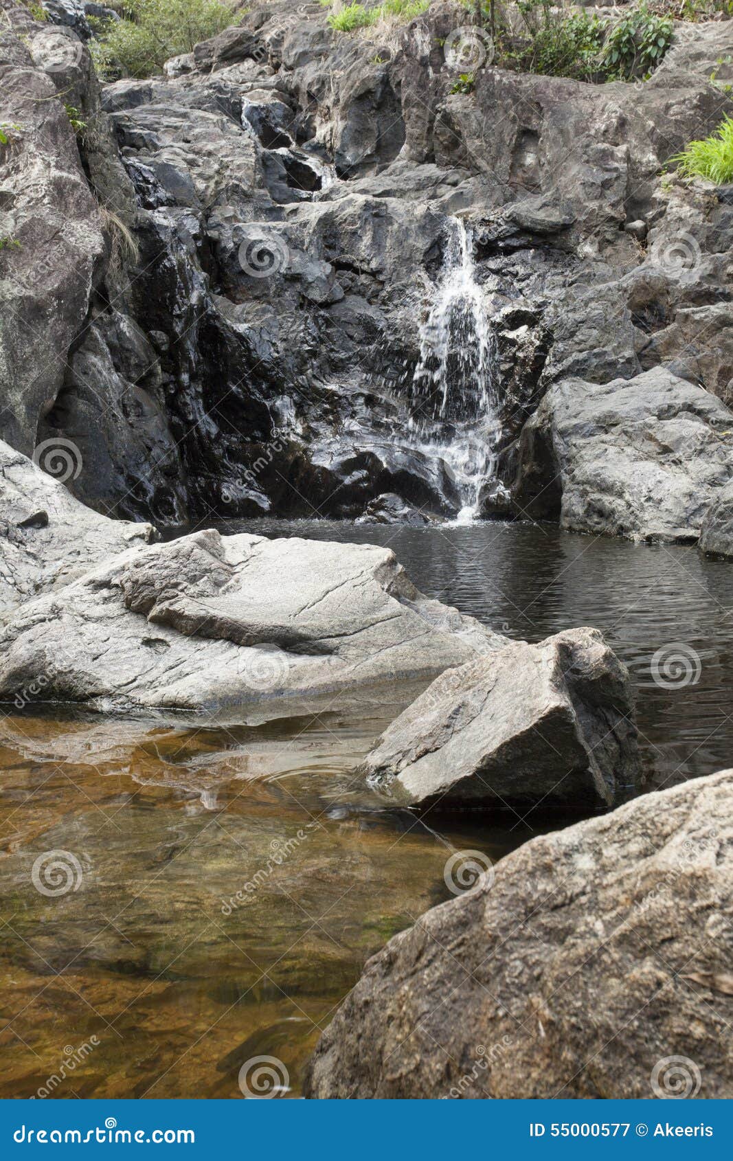 Dry waterfall stock image. Image of outdoor, rock, still - 55000577