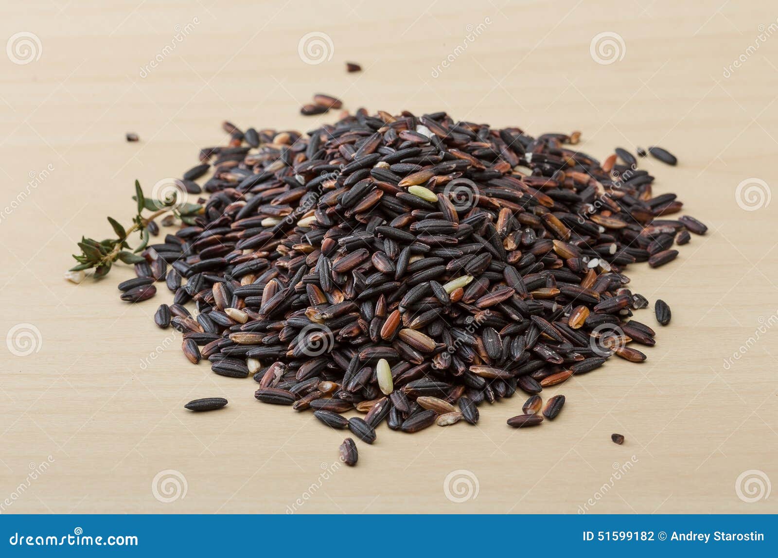 Dry wild rice mix stock photo. Image of healthy, organic - 51599182