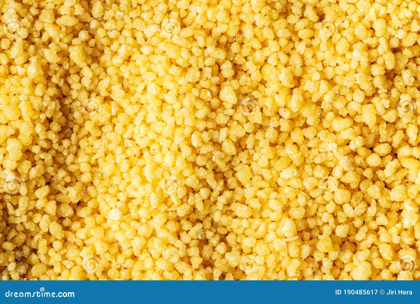 Dry yellow couscous stock image. Image of food, mediterranean - 190485617