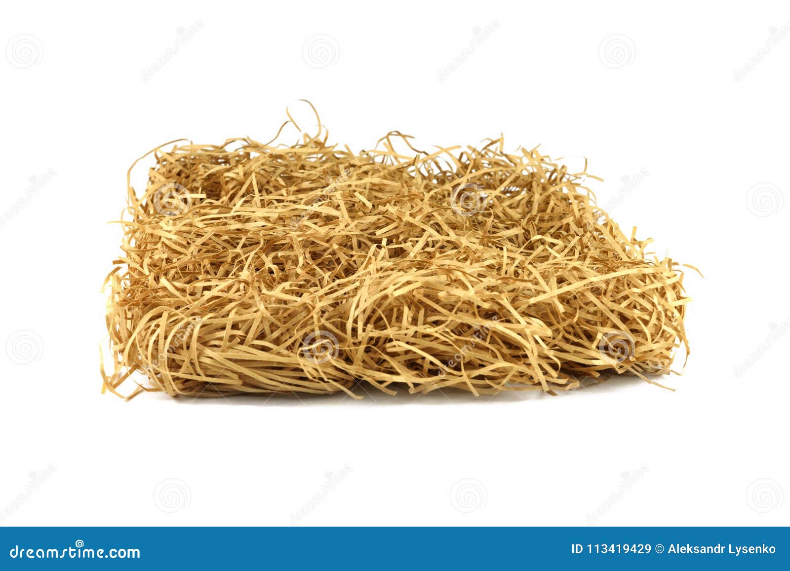 Dry Yellow Hay Stack. Haystack Grass on White Isolated Background Stock ...