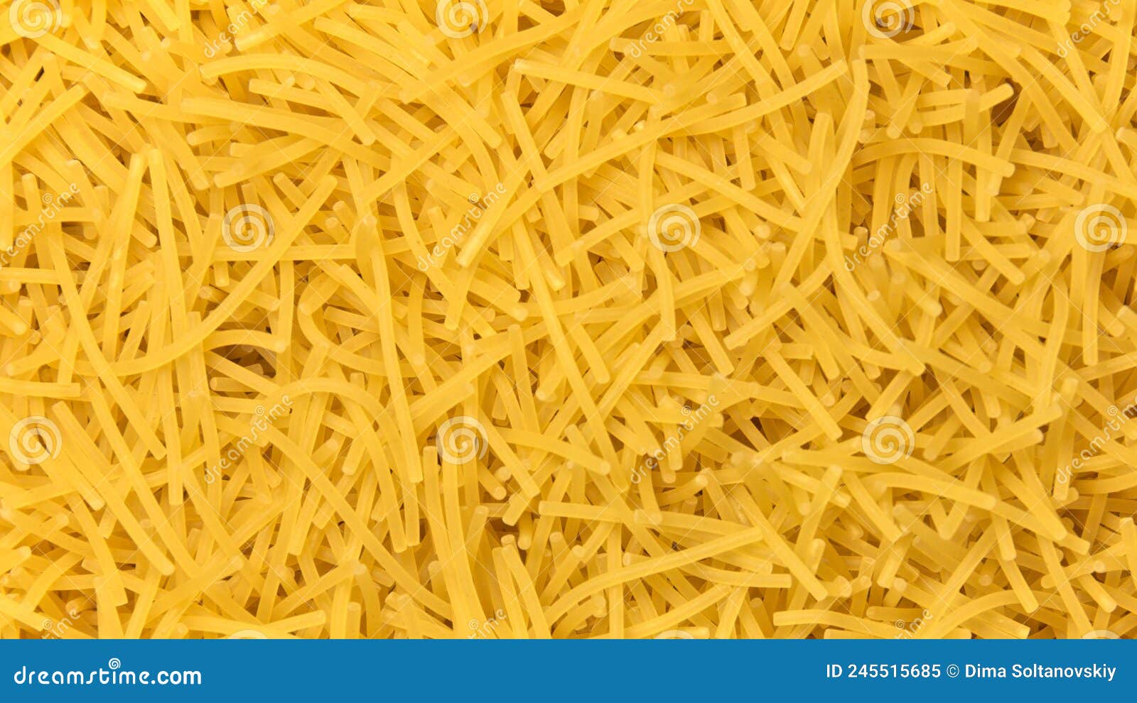 Dry Yellow Pasta Everywhere. Background. Close Up. Stock Image - Image ...