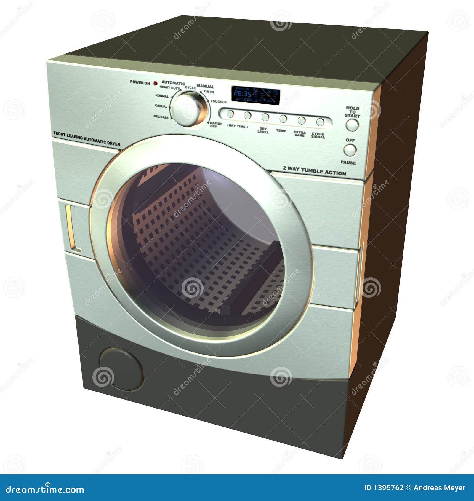 Dryer stock illustration. Illustration of crease, poser - 1395762