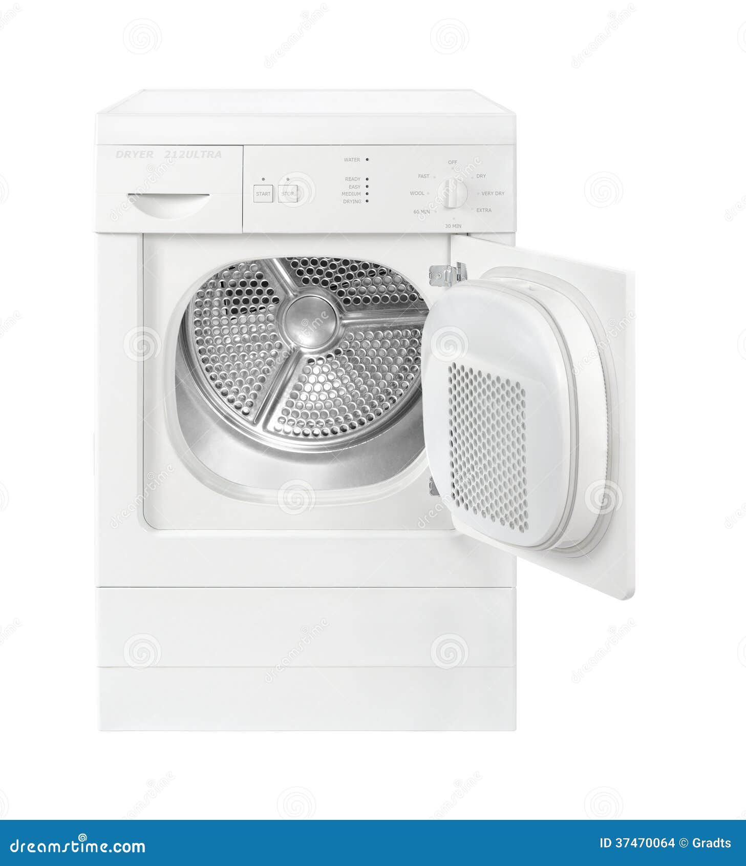 Dryer stock photo. Image of cutout, drying, machine, isolated - 37470064