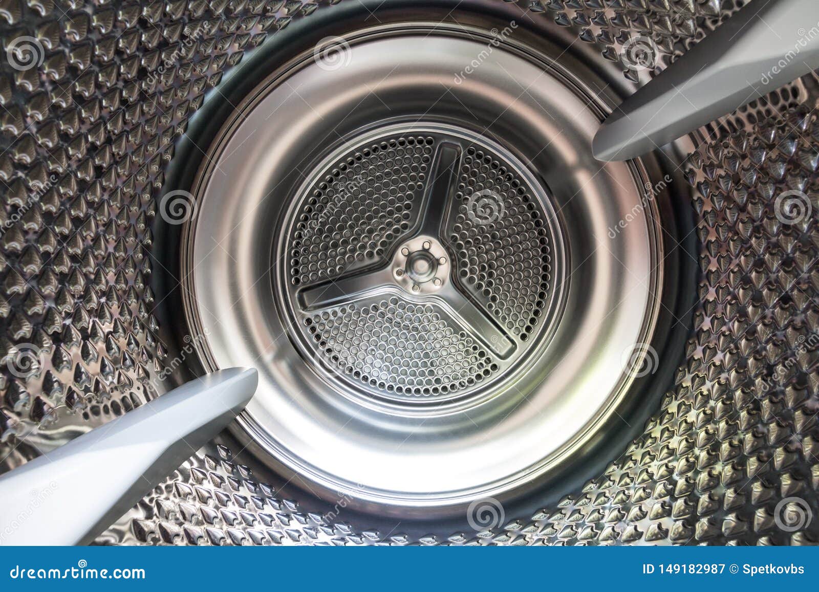 Dryer Machine Drum from Inside. Stock Image - Image of household ...