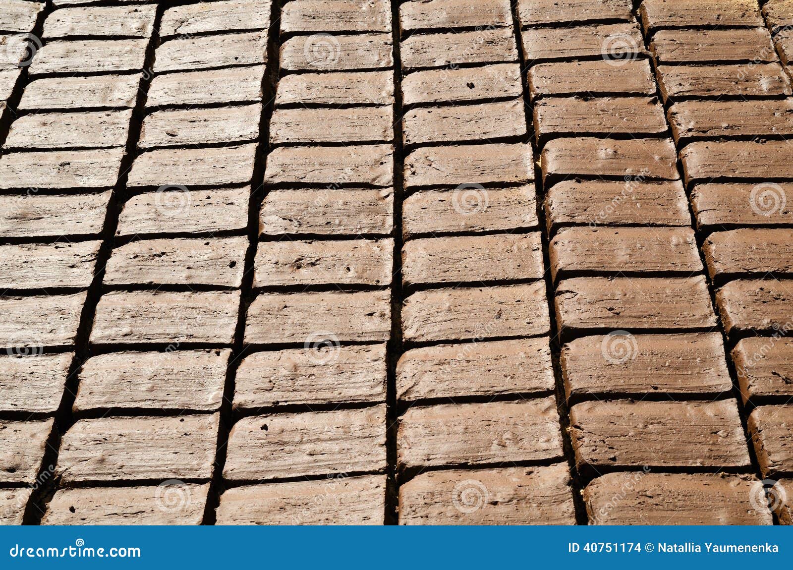 Drying bricks stock photo. Image of clay, brick, handmade - 40751174