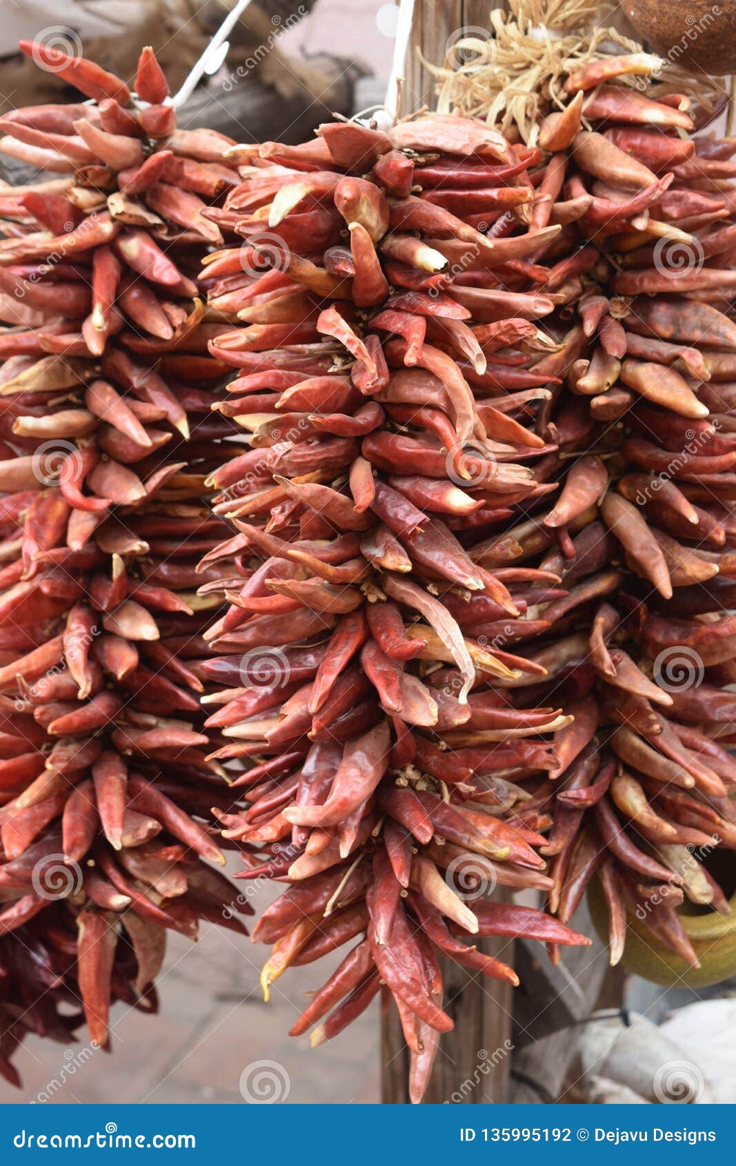 Drying Chili Peppers Which are Iconic in the Midwest Stock Photo ...