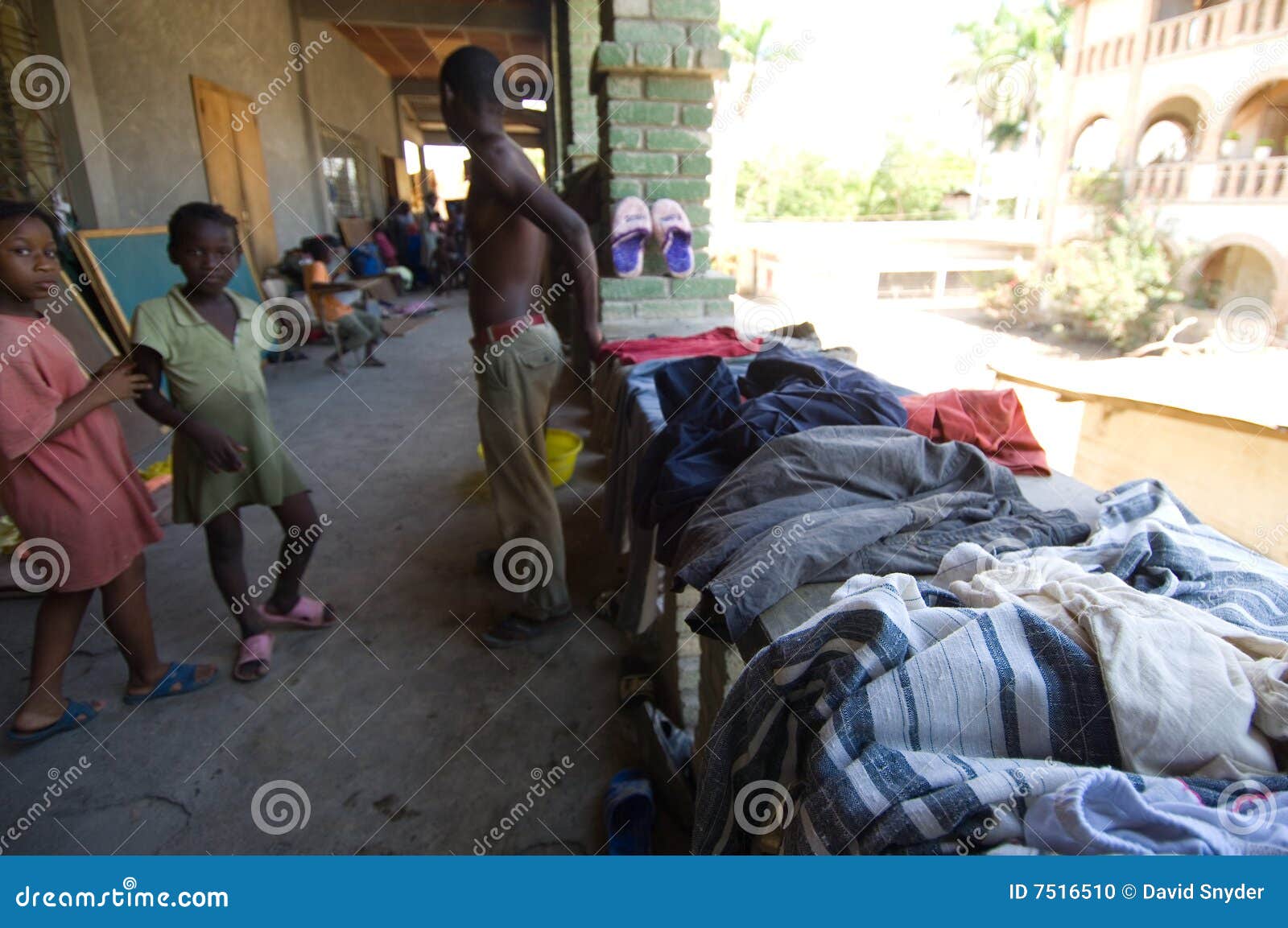 Drying Clothing editorial image. Image of clothing, caribbean - 7516510