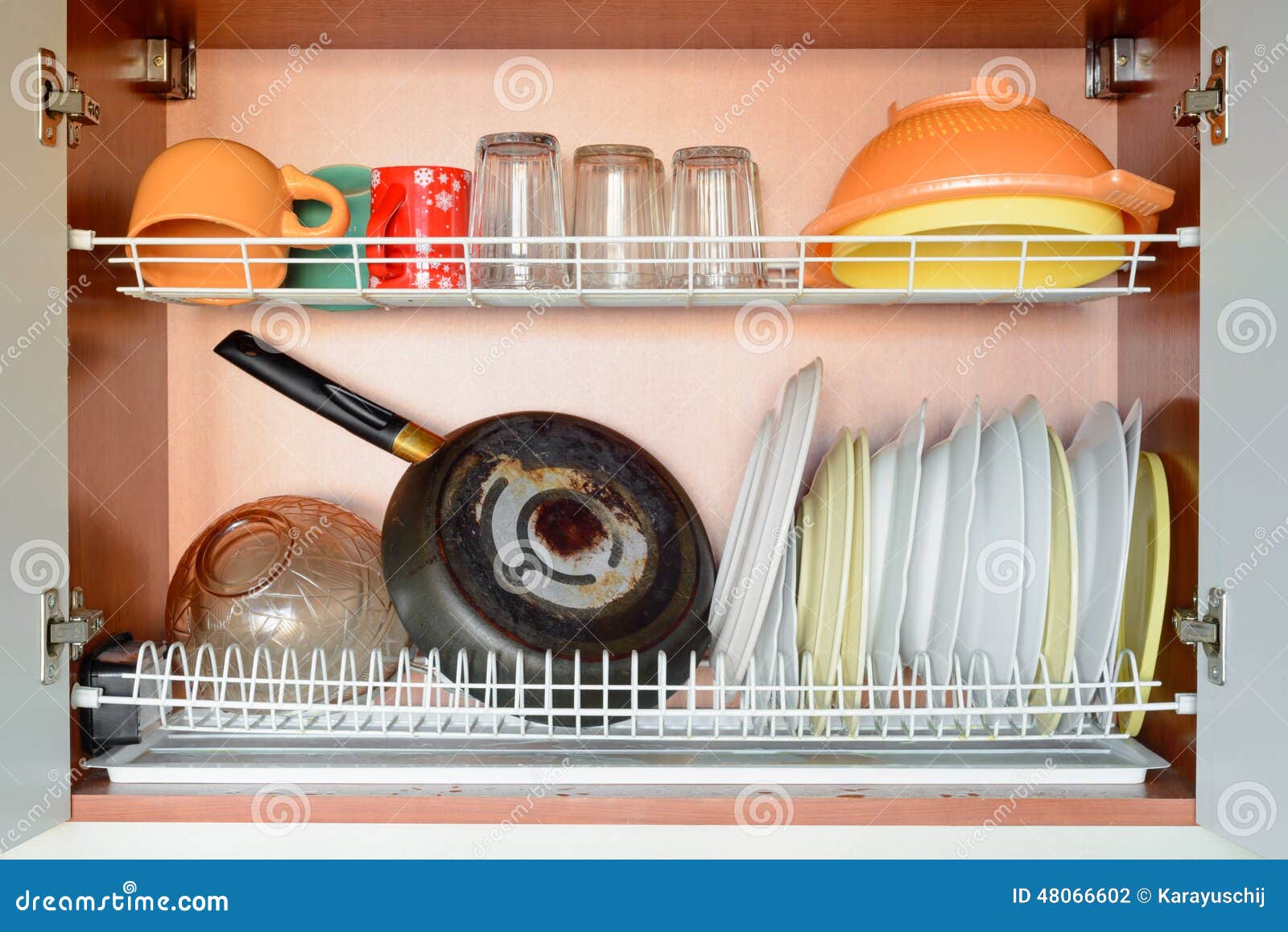 Drying Dishes stock photo. Image of tableware, objects - 48066602