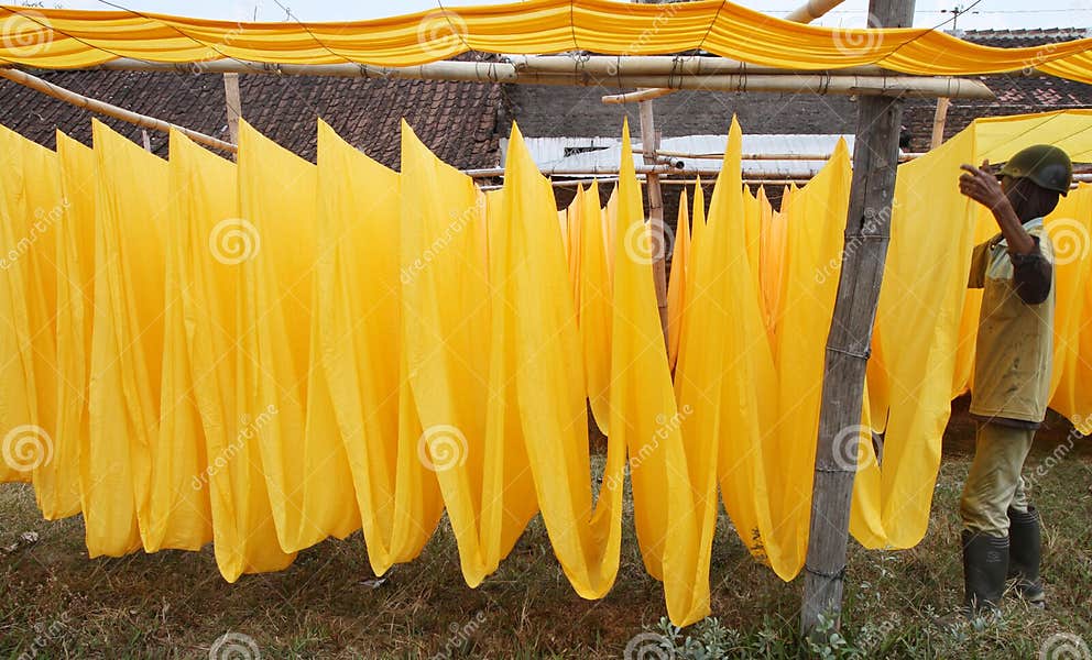 Drying fabric editorial stock image. Image of central - 35477544