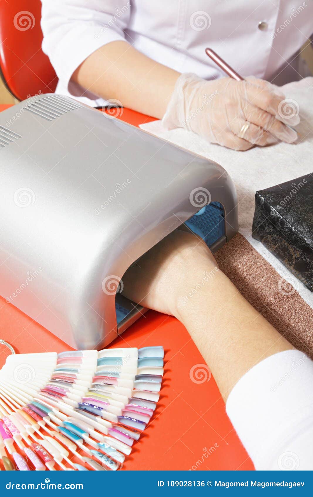 Drying hand stock photo. Image of caucasian, woman, care - 109028136