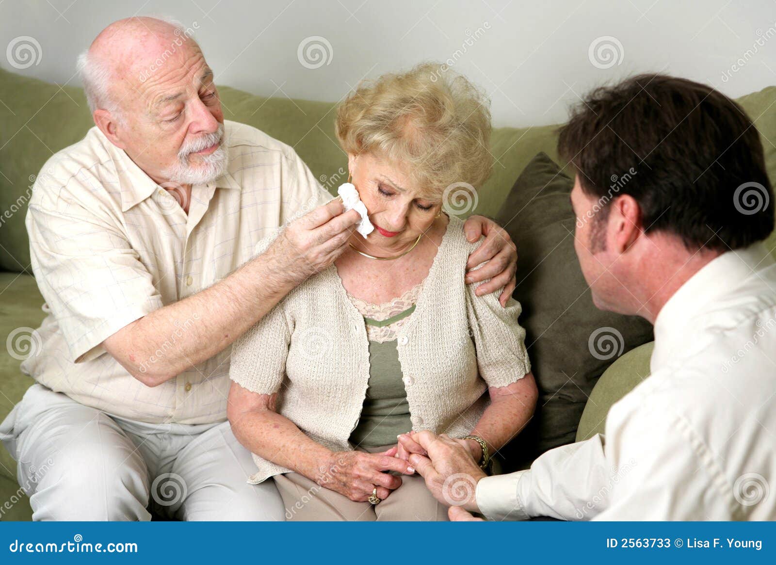 Drying Her Tears stock image. Image of guidance, psychiatry - 2563733