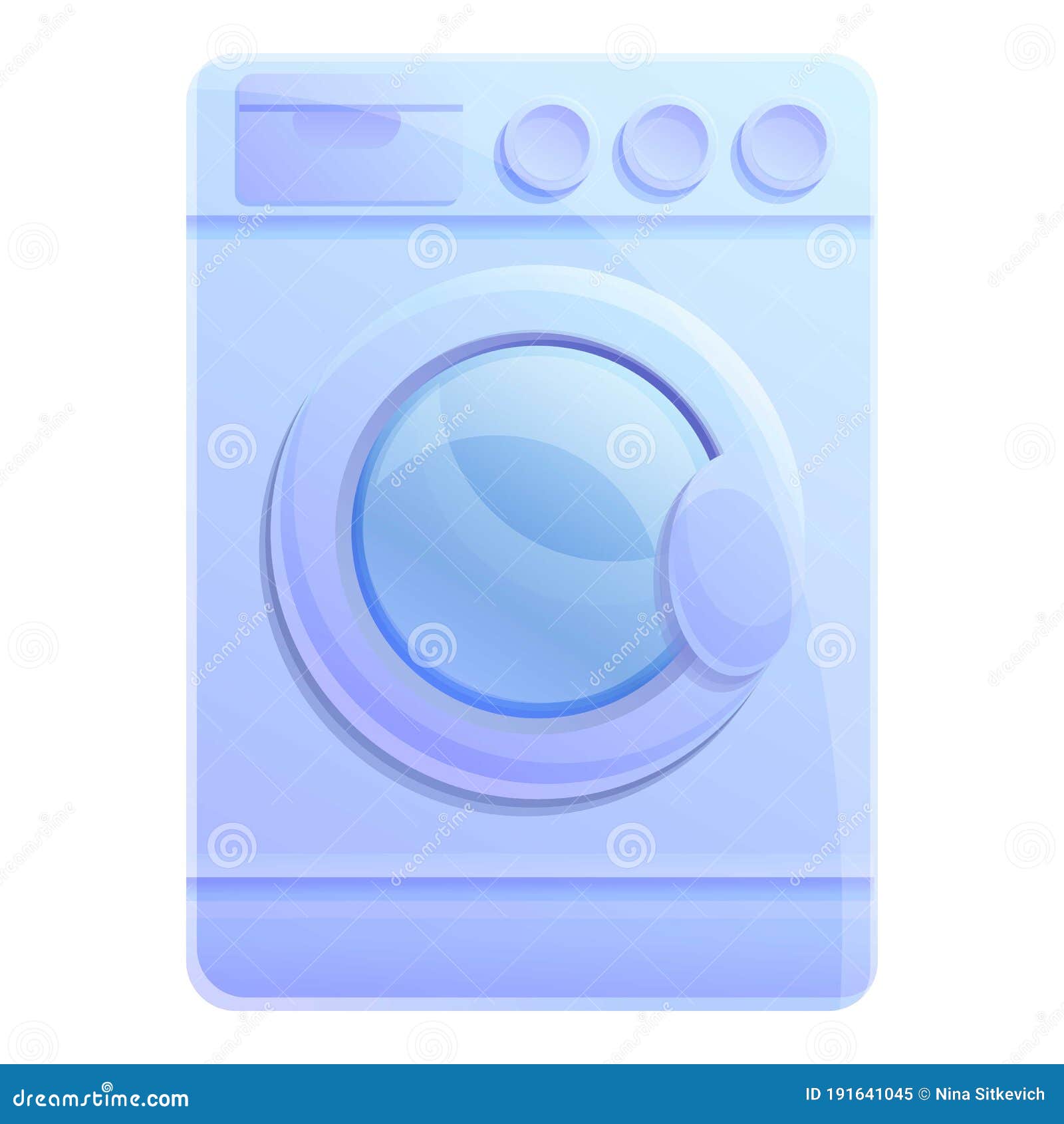 Drying Machine Icon, Cartoon Style Stock Vector - Illustration of ...