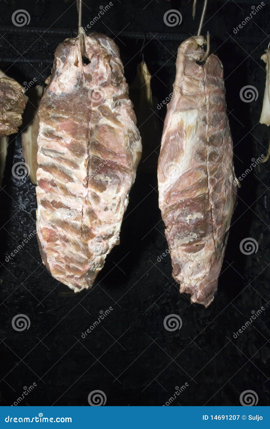 Drying Meat Royalty Free Stock Photography - Image: 14691207
