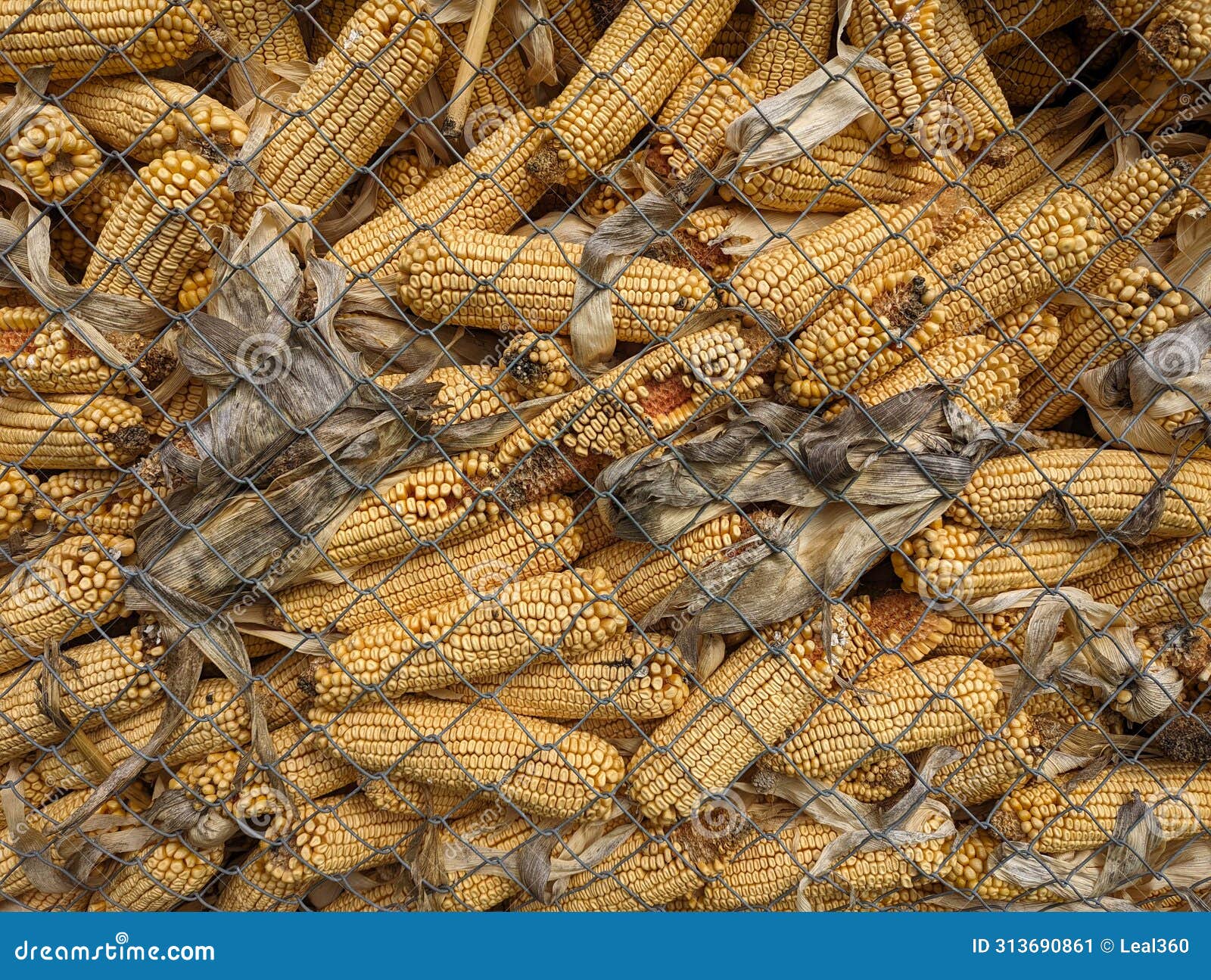 From Harvest To Granary: the Corn Drying Process Stock Image - Image of ...