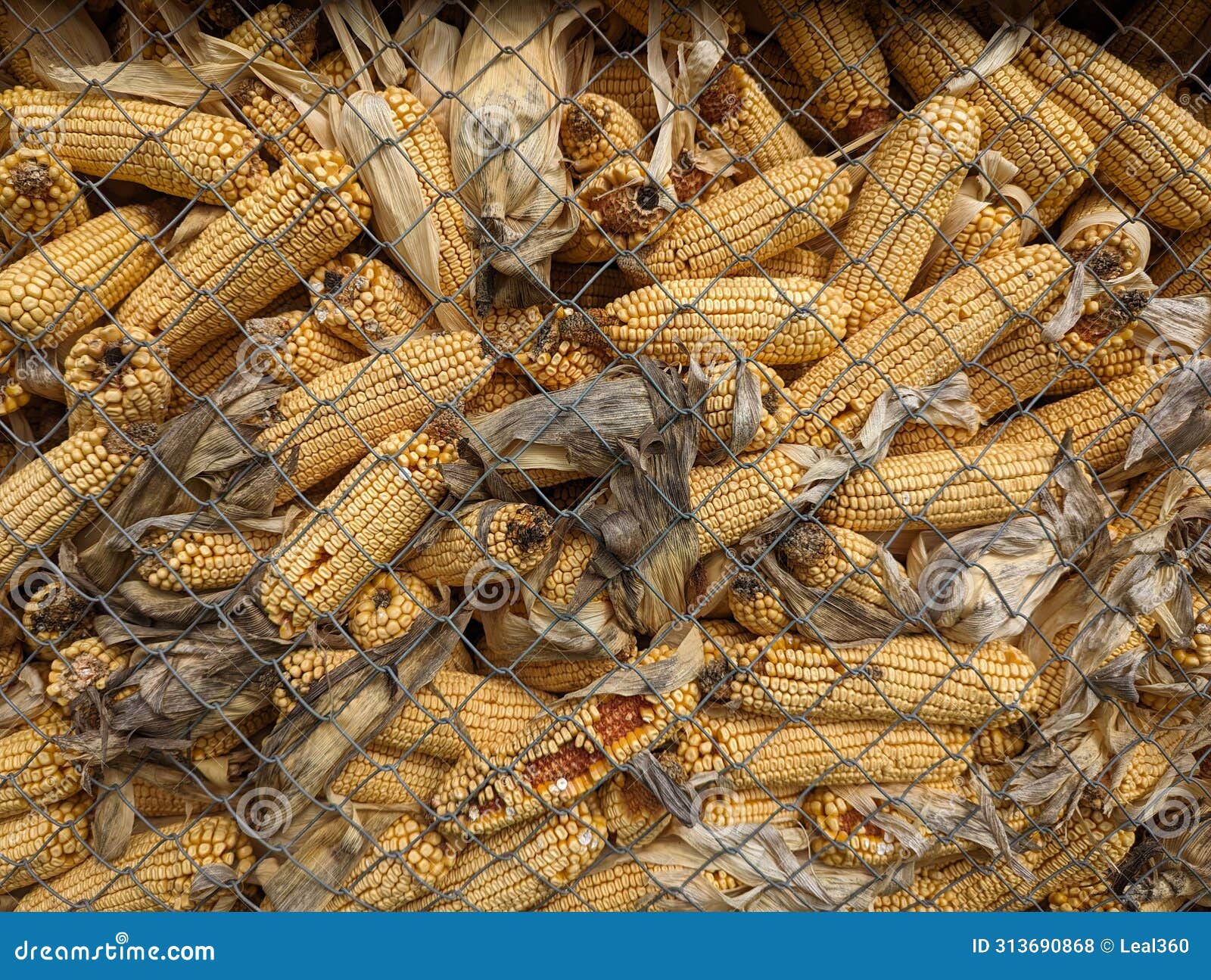 From Harvest To Granary: the Corn Drying Process Stock Photo - Image of ...