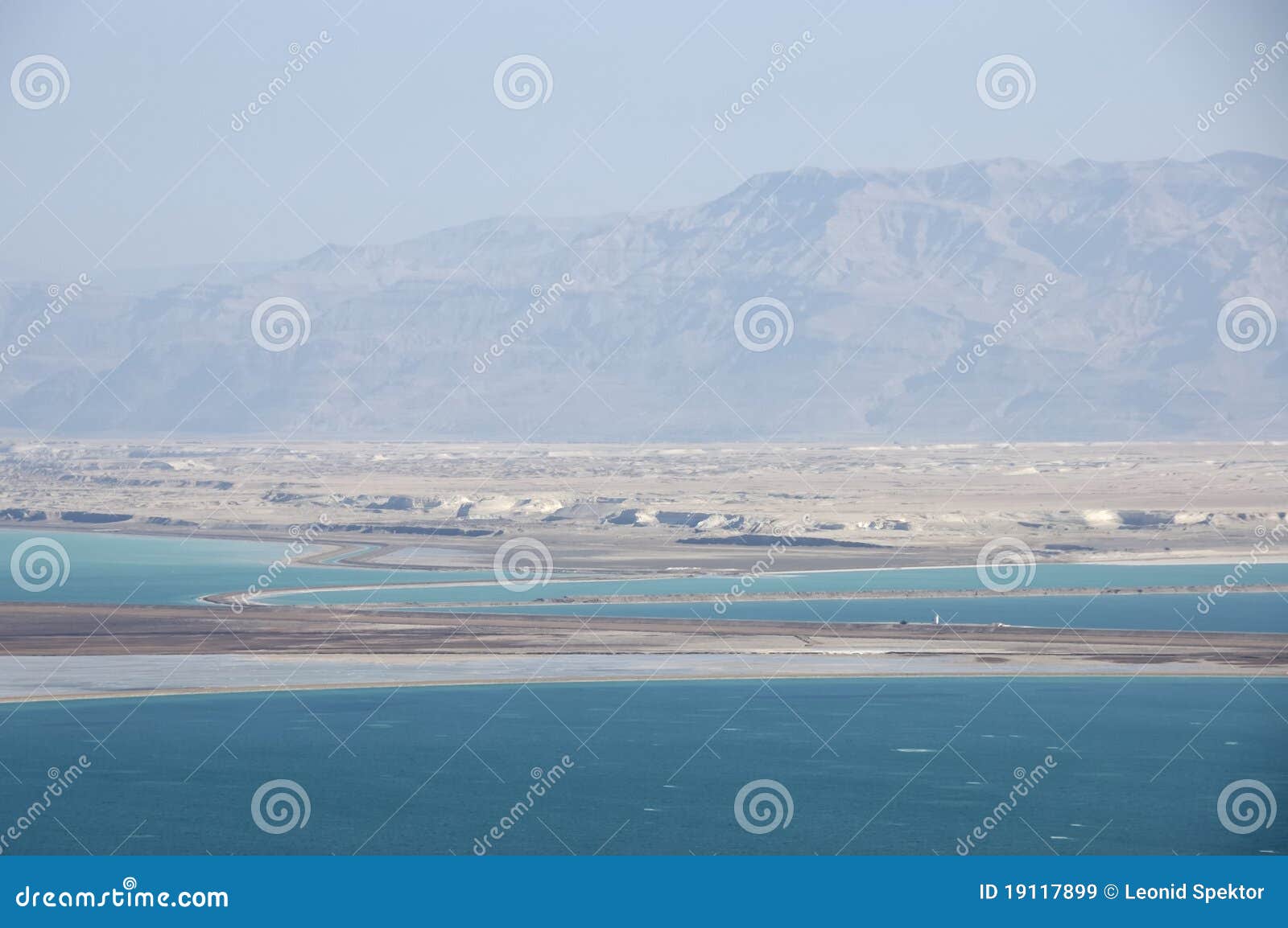 Drying up of Dead Sea . stock image. Image of lake, nature - 19117899