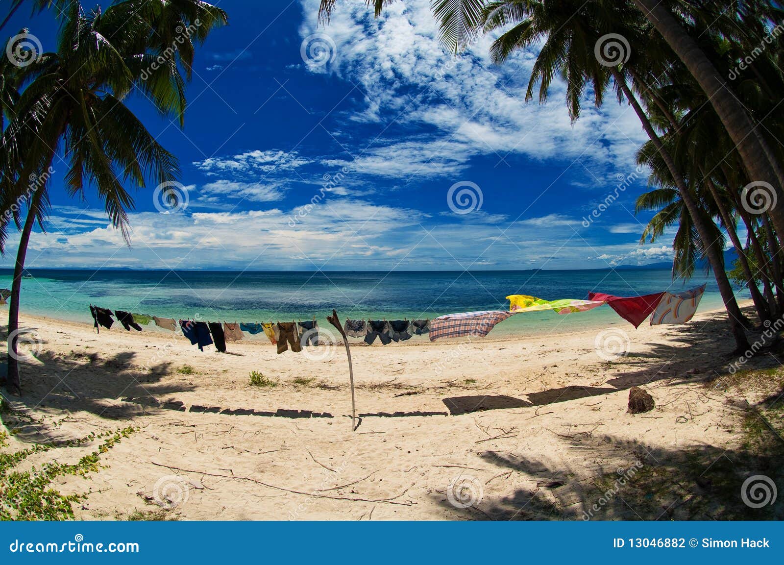 Drying Washing,philippines. Stock Photo - Image of philippines, breeze ...