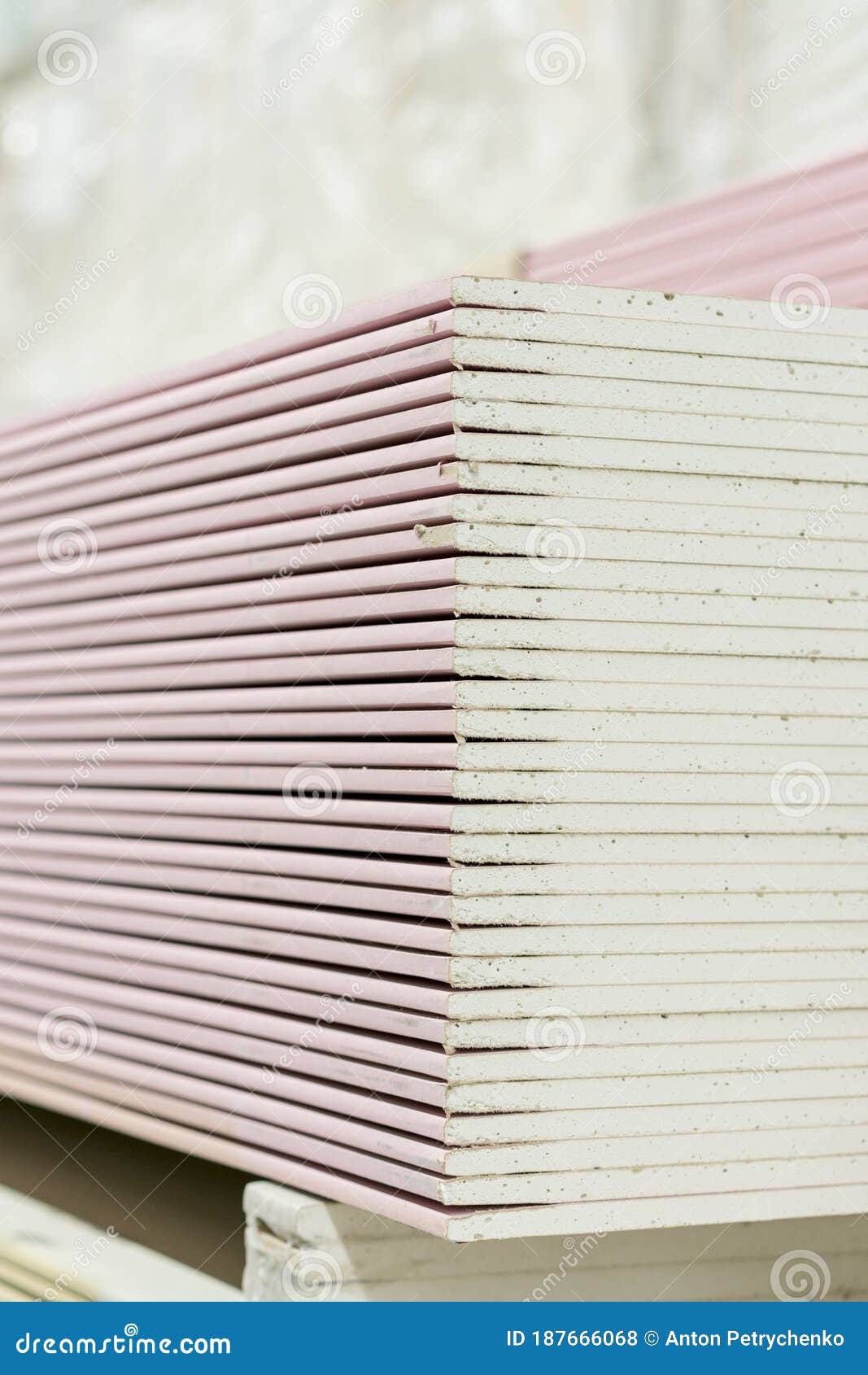 Drywall in a Hardware Store. Drywall Sheets for Repair and Construction ...