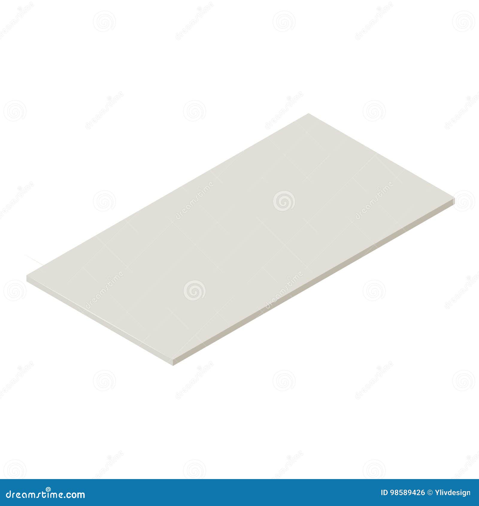 Drywall Icon, Isometric 3d Style Stock Vector - Illustration of icon ...