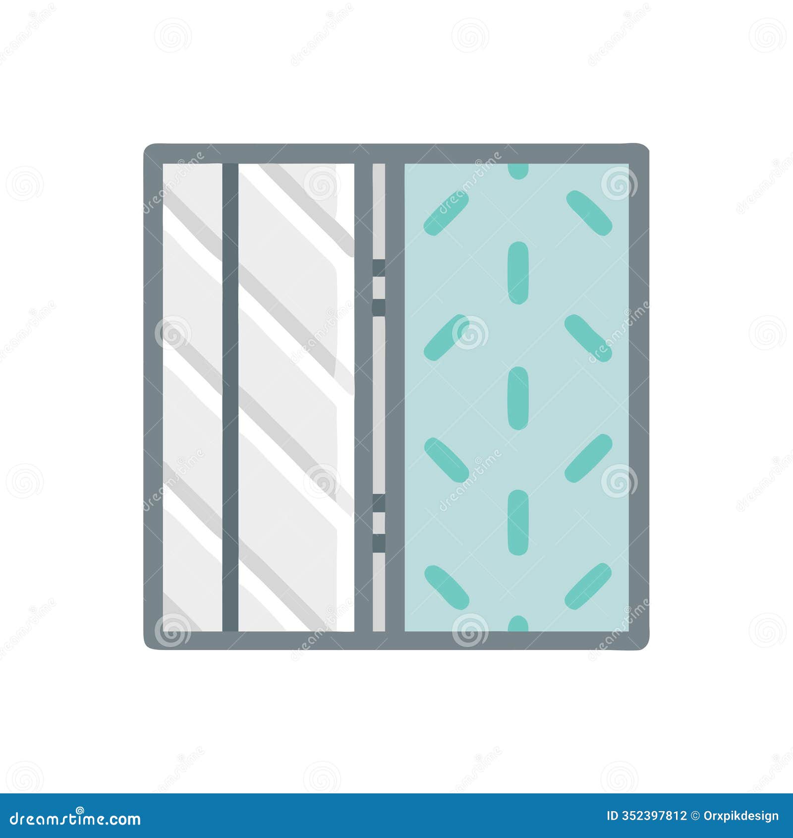 Drywall Panel Design for Interior Construction Stock Vector ...