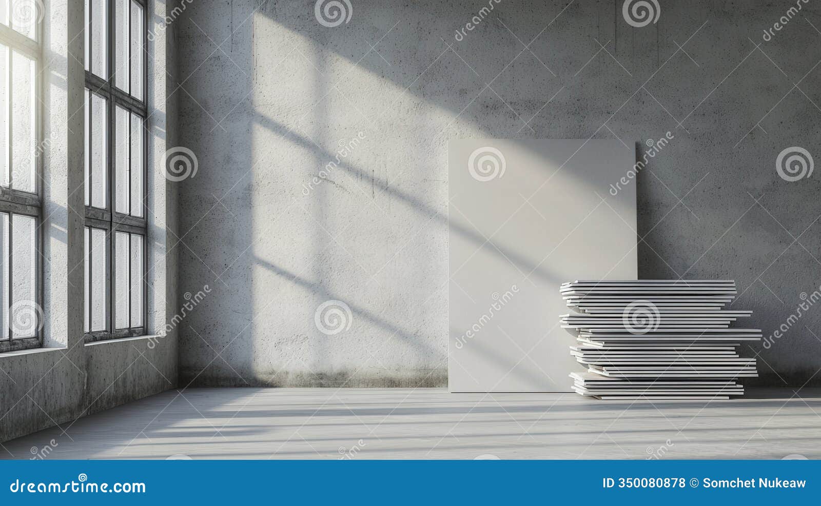 Drywall Sheets Leaning Against Wall Construction Site Image Modern ...