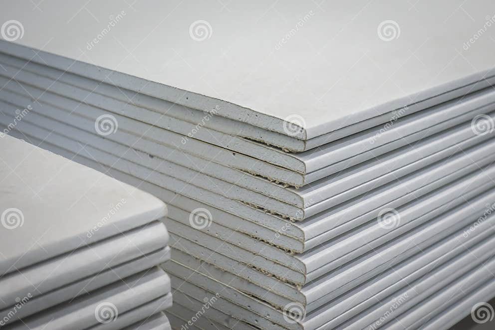 Drywall in the Stack. Building and Construction Material Stock Photo ...