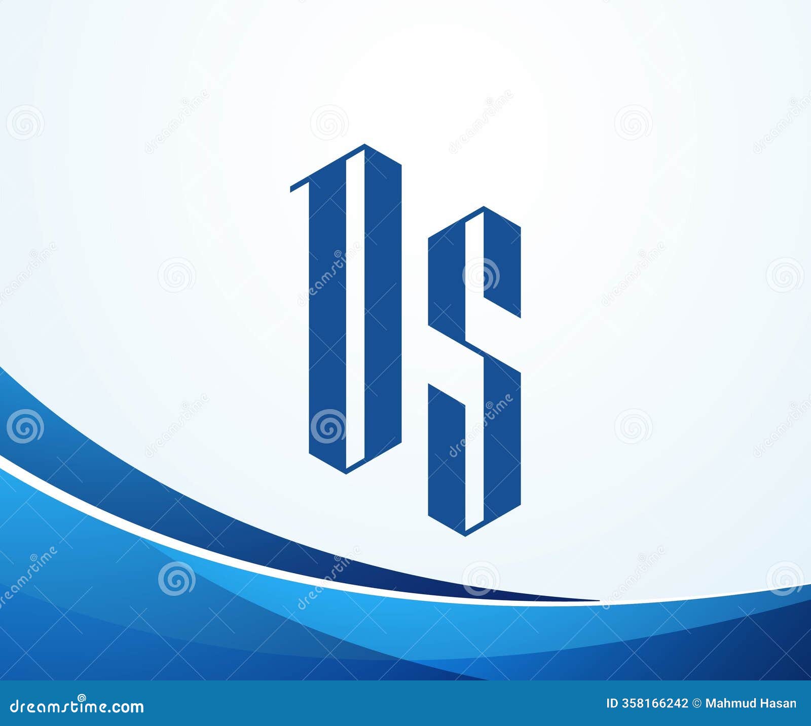 DS Alphabet Letter Logo Design Template Elements Stock Vector ...