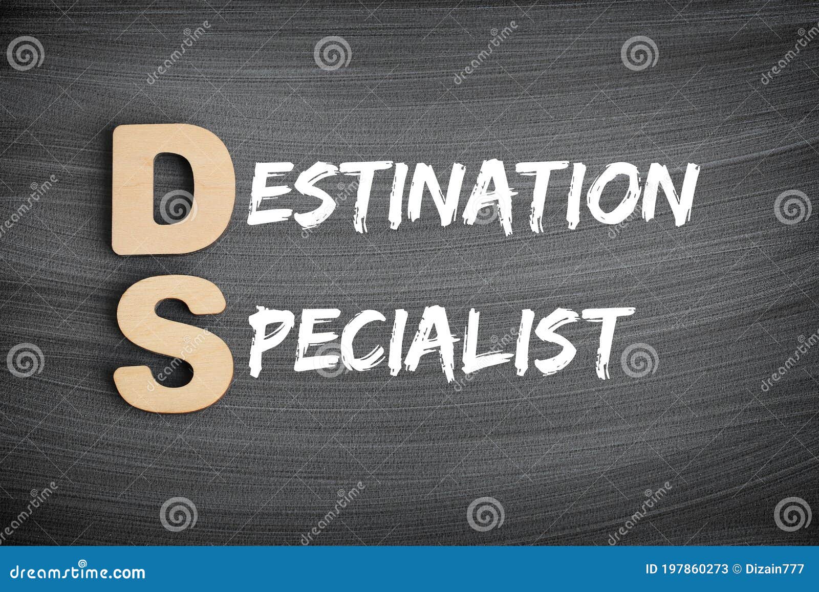 DS - Destination Specialist Acronym, Business Concept Text on ...