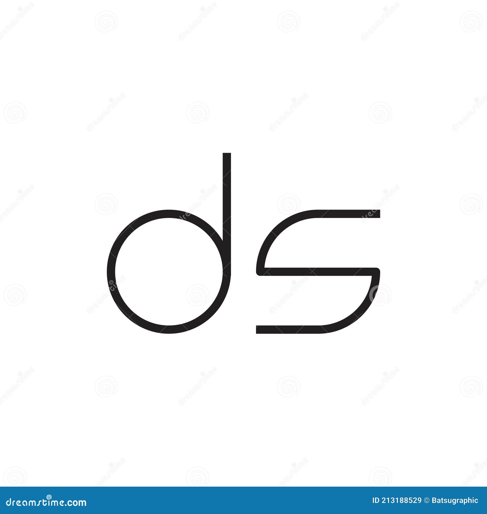 Ds Initial Letter Vector Logo Icon Stock Vector - Illustration of ...