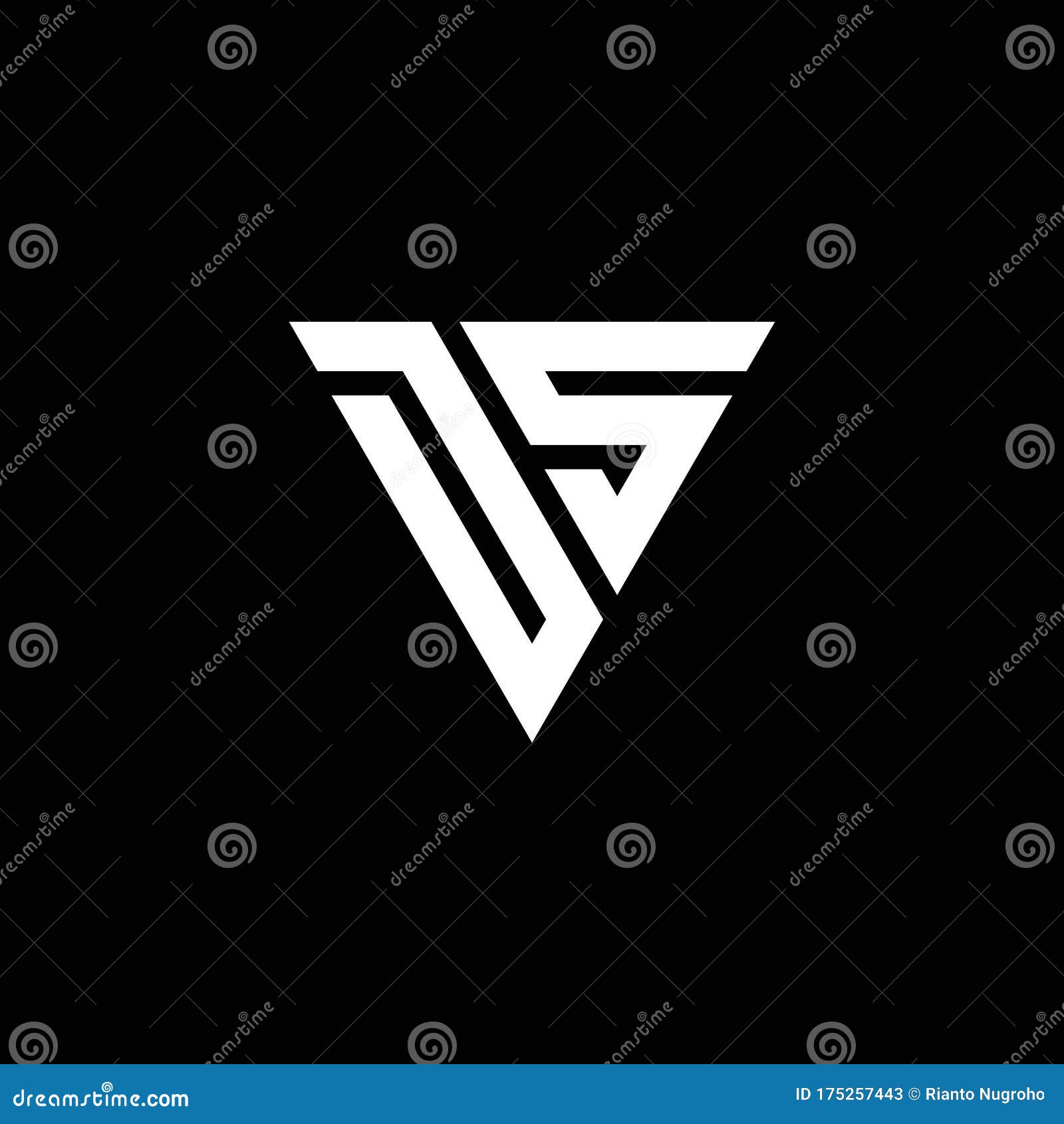 DS Logo Letter Monogram with Triangle Shape Design Template Stock ... DS Logo Letter Monogram with Triangle Shape Design Template Stock ...