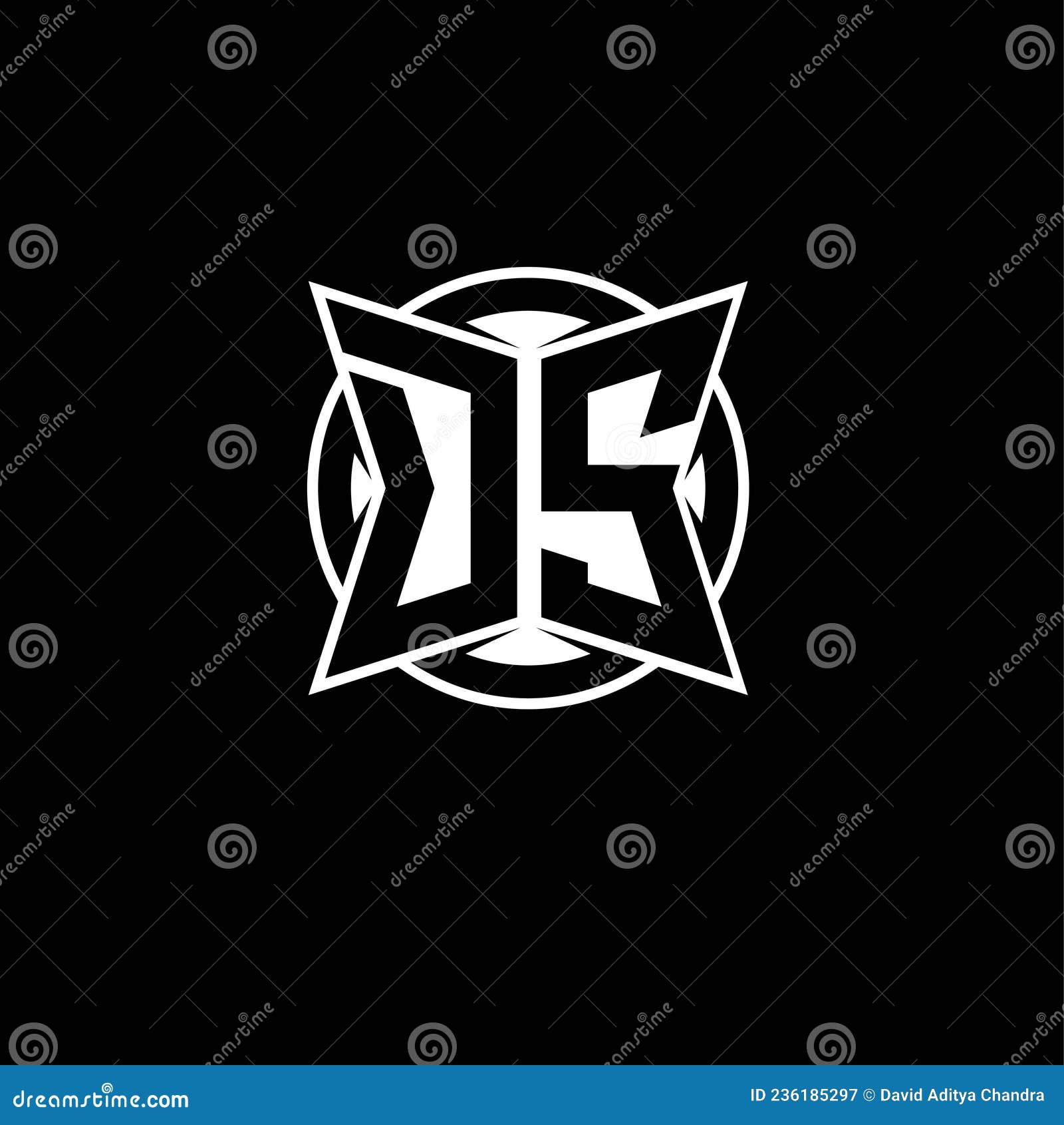 DS Logo Monogram Design Template Stock Vector - Illustration of concept ...