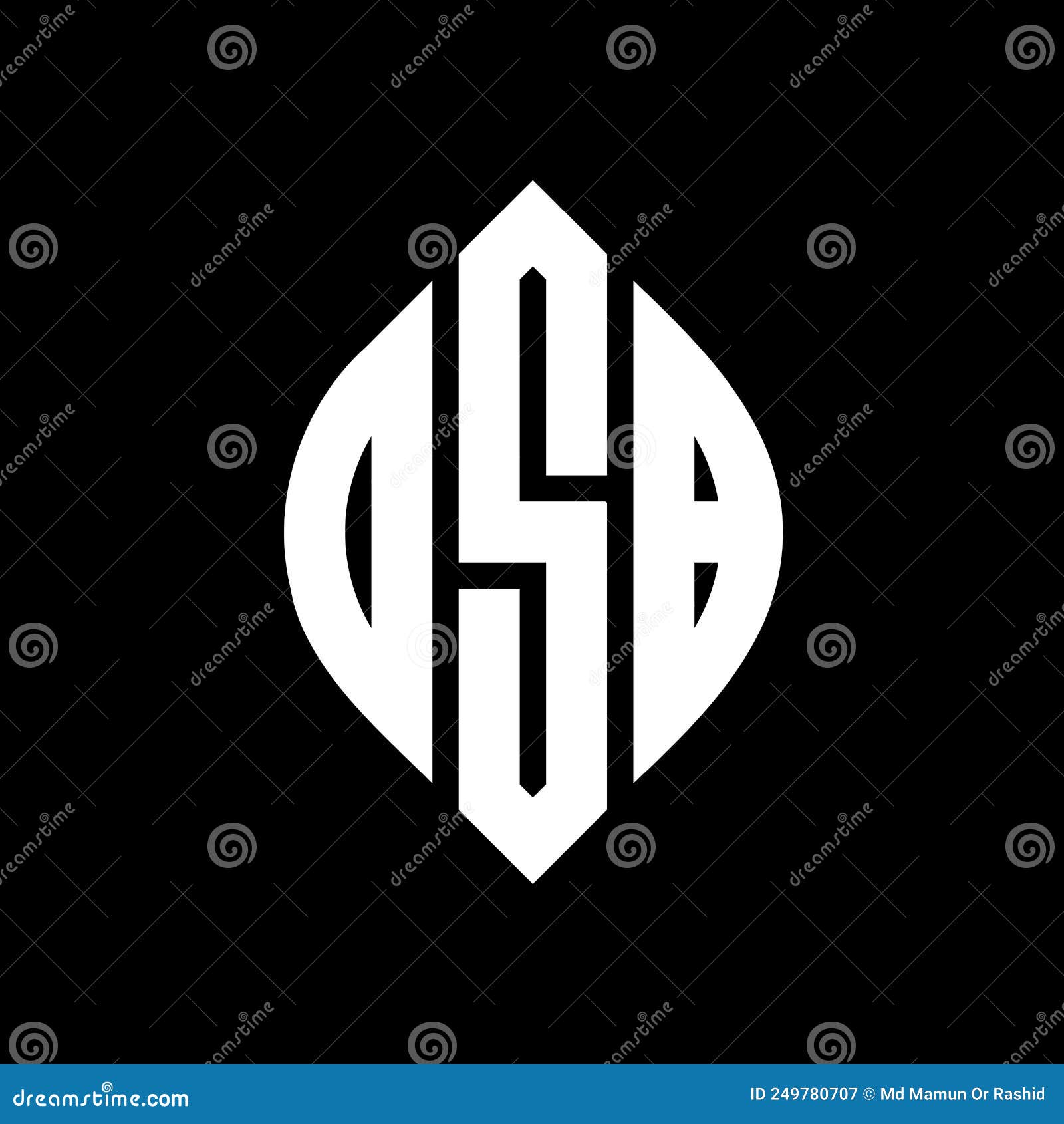 DSB Circle Letter Logo Design with Circle and Ellipse Shape. DSB ...