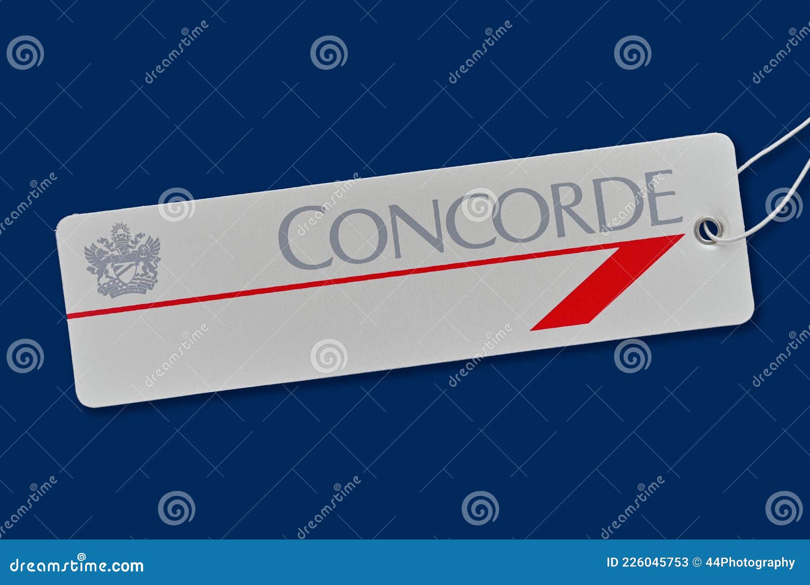 Original British Airways Concorde Luggage Tag. Editorial Stock Photo ...