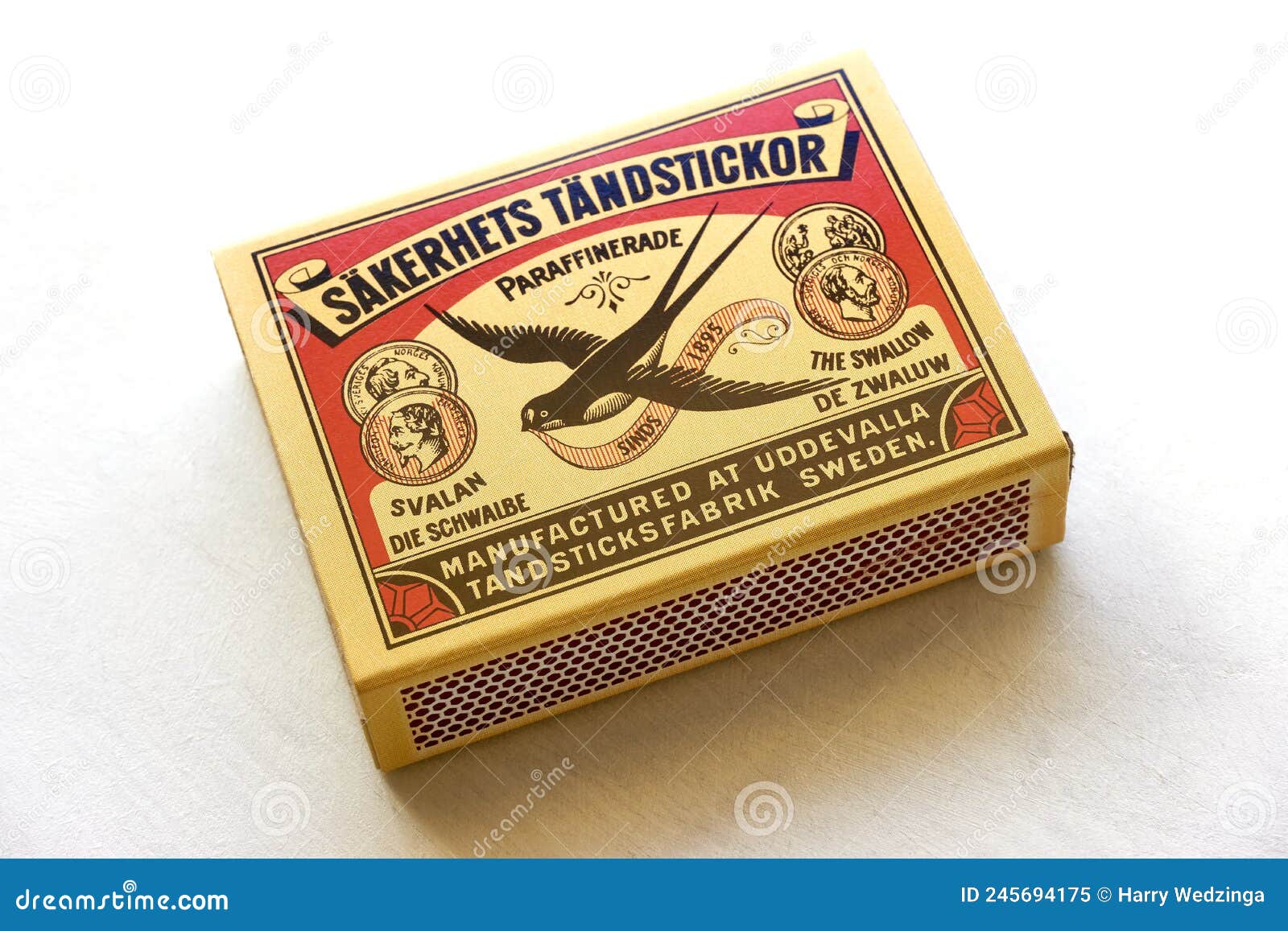Match Box Produced by Swedish Match Industries AB Editorial Image ...