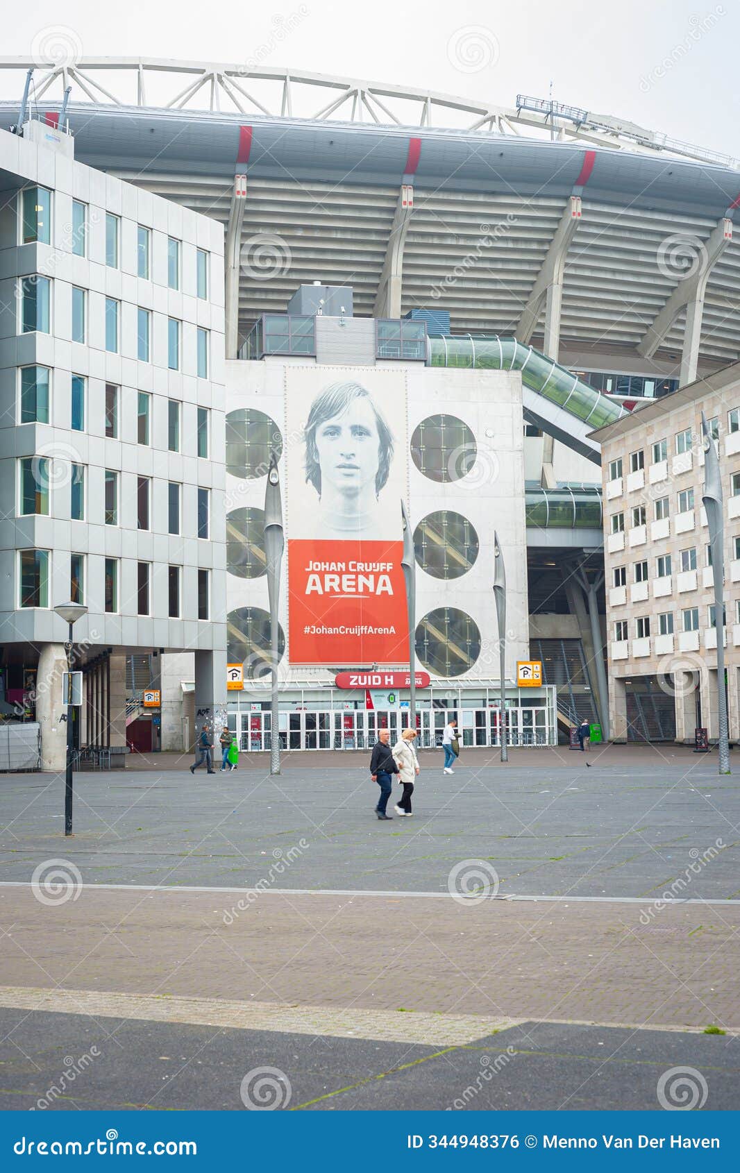 Entrance To Johan Cruyff Arena Soccer Stadium in Amsterdam Southeast ...