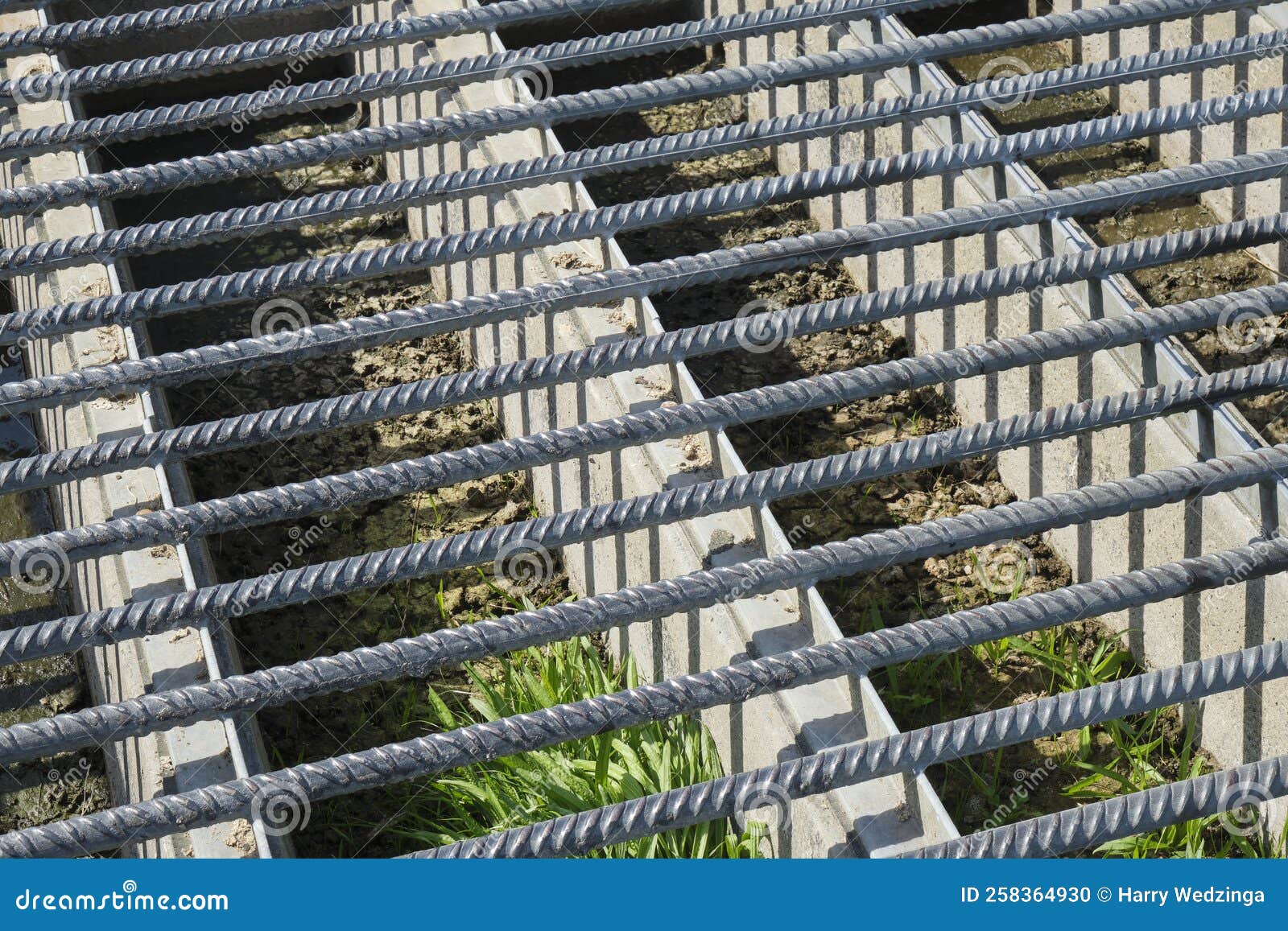 Closeup of Metal Cattle Grid or Cattle Guard Stock Photo - Image of ...