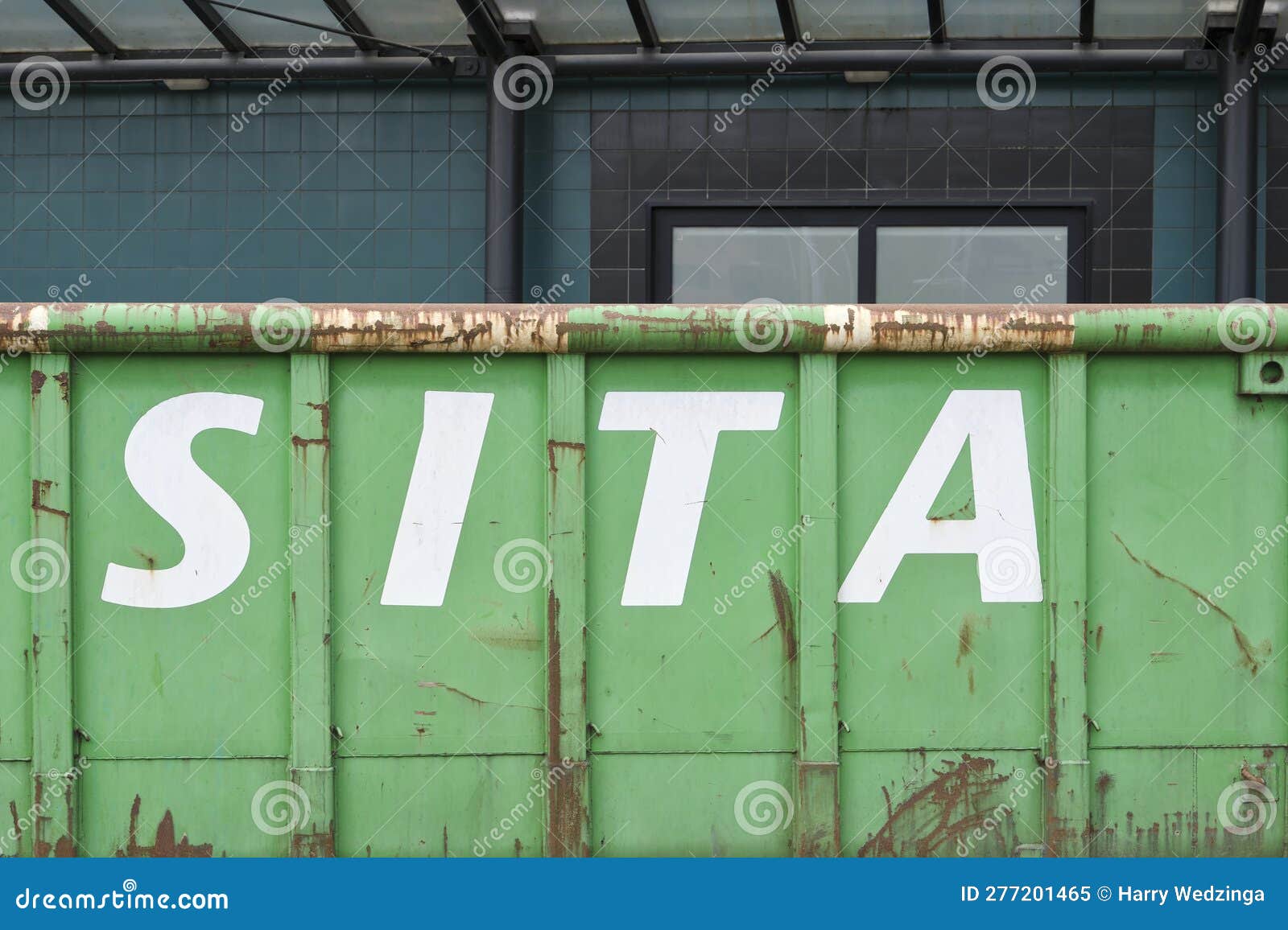 Sita Logo on Green Waste Processing Container Editorial Image - Image ...