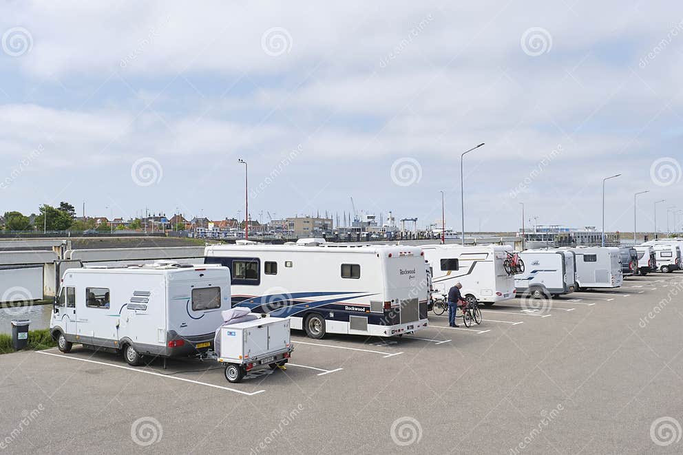 Camper Place Tsjerk Hiddessluizen in Harlingen the Netherlands ...
