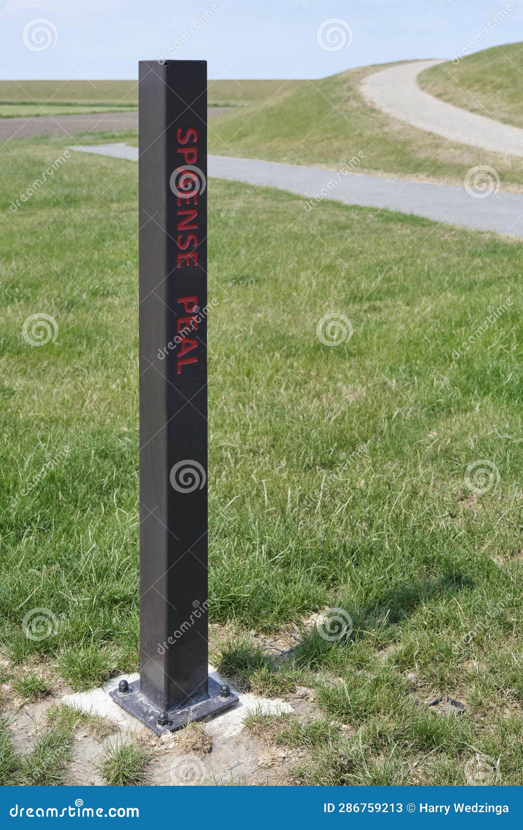 The Spanish Pole at Ternaard in Friesland the Netherlands Stock Image ...