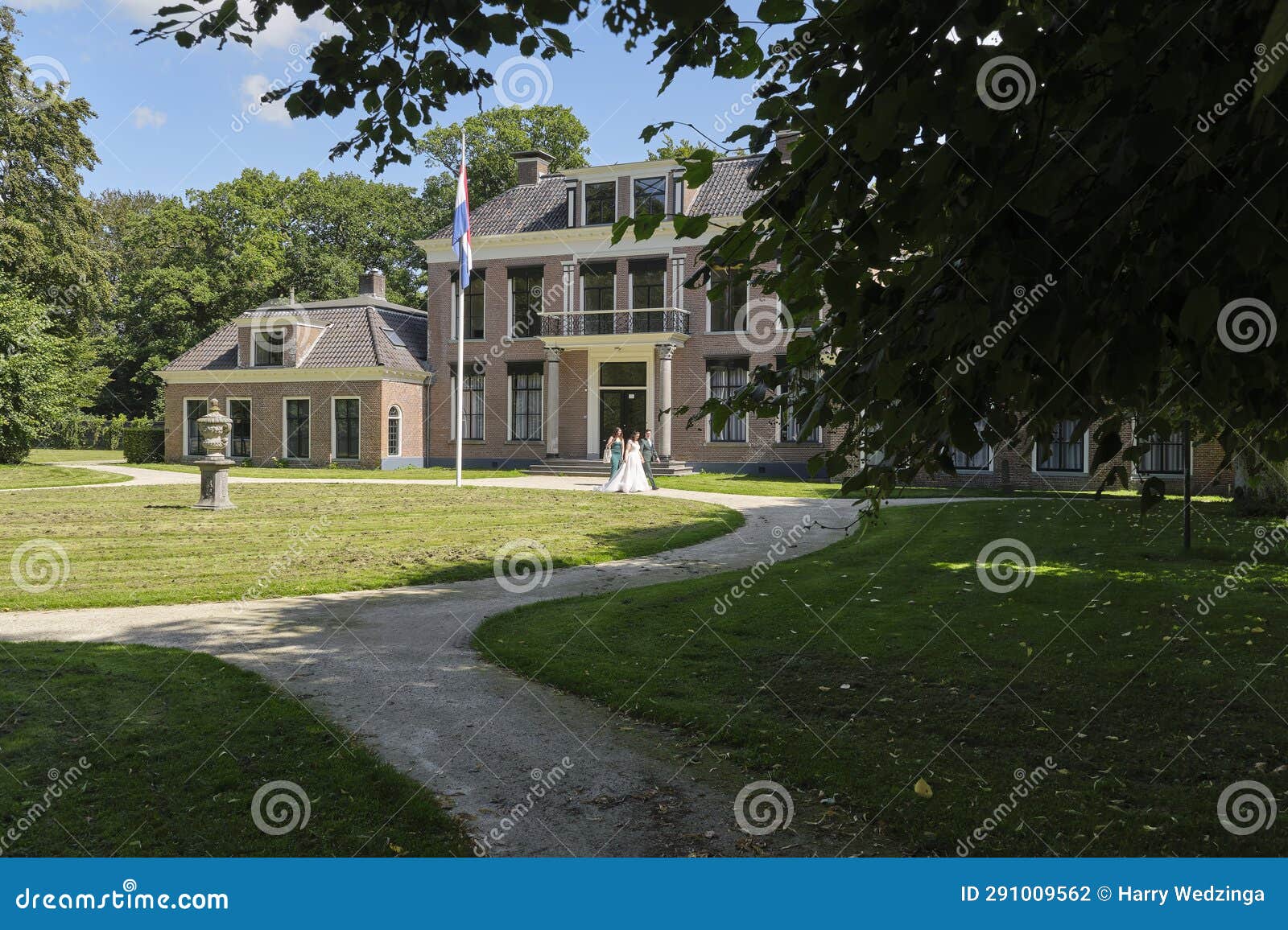 Stania State is a Frisian Estate in Oentsjerk Friesland Editorial ...
