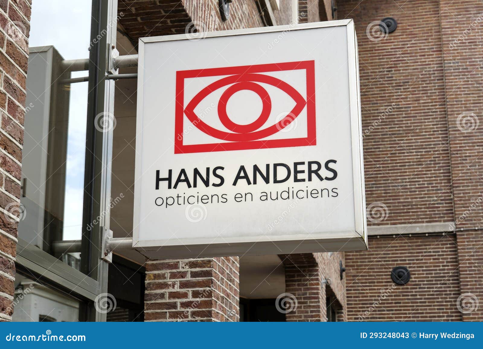 Hans Anders Logo on a Light Box in a Shopping Street Editorial Stock ...